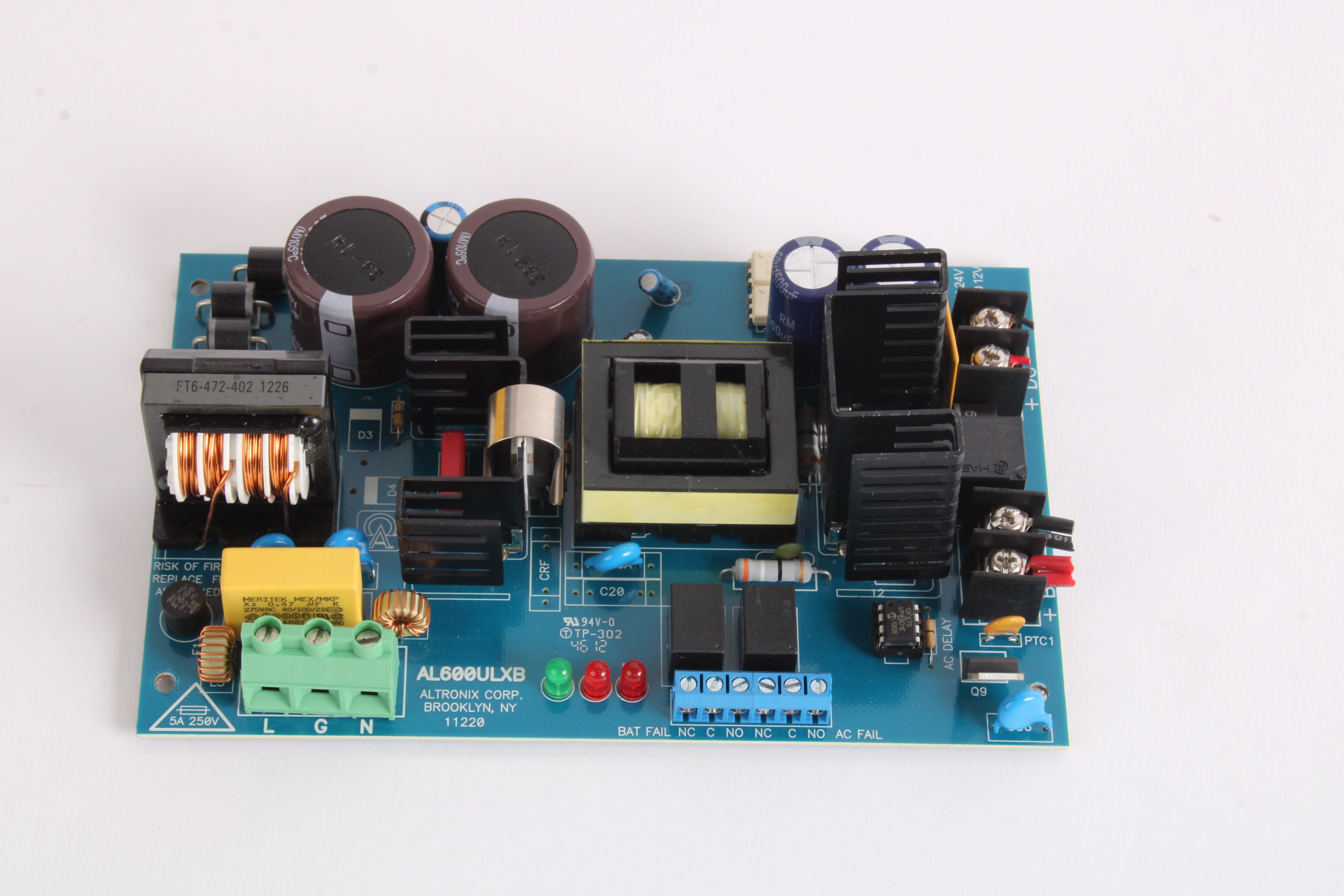 Altronix AL600ULXB Power Supply 12VDC or 24VDC Charger Board – NTC Tech