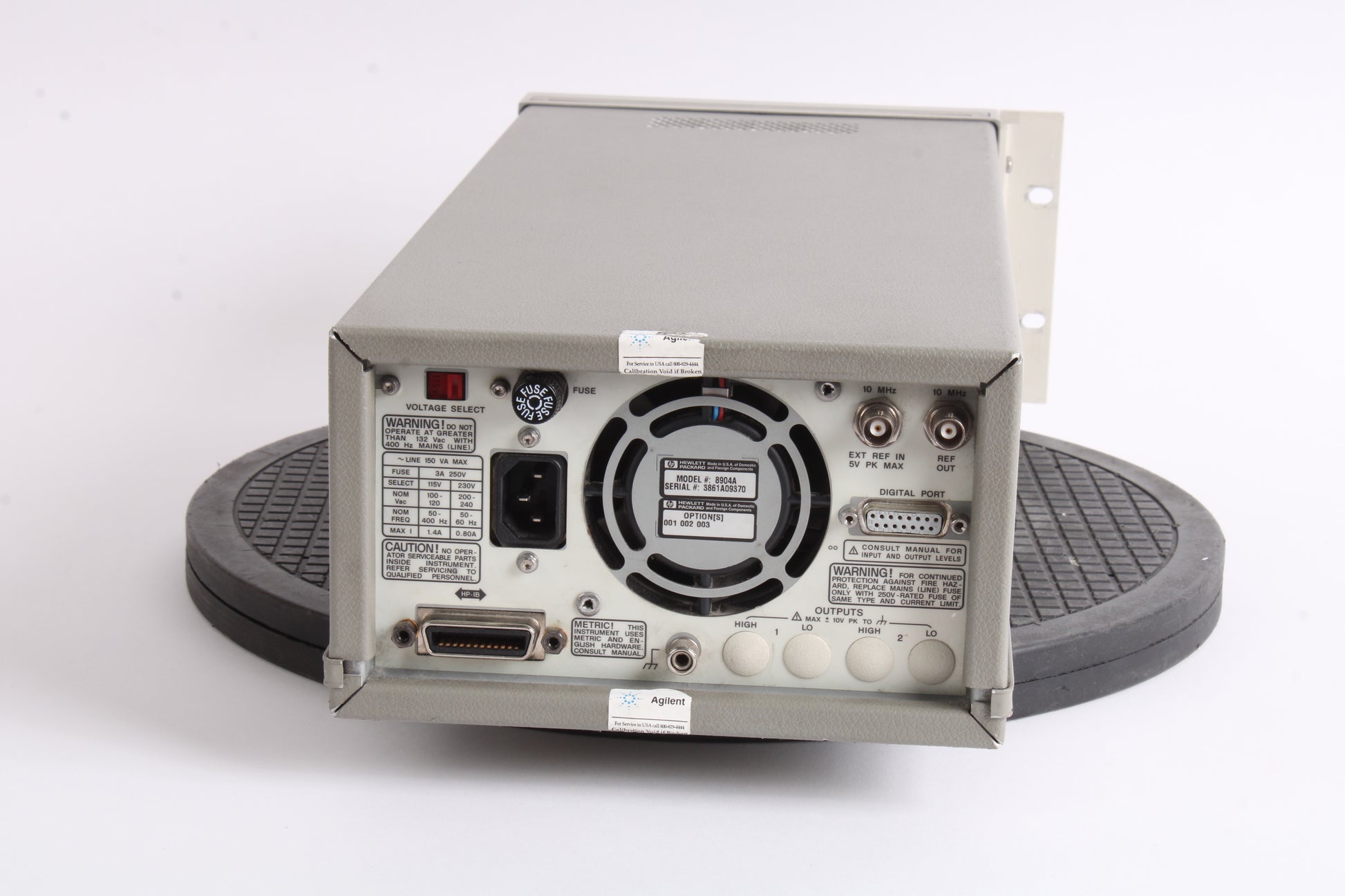 Hewlett Packard 8904A Multifunction Synthesizer DC-600KHz OPT 001, 002 – NTC Tech