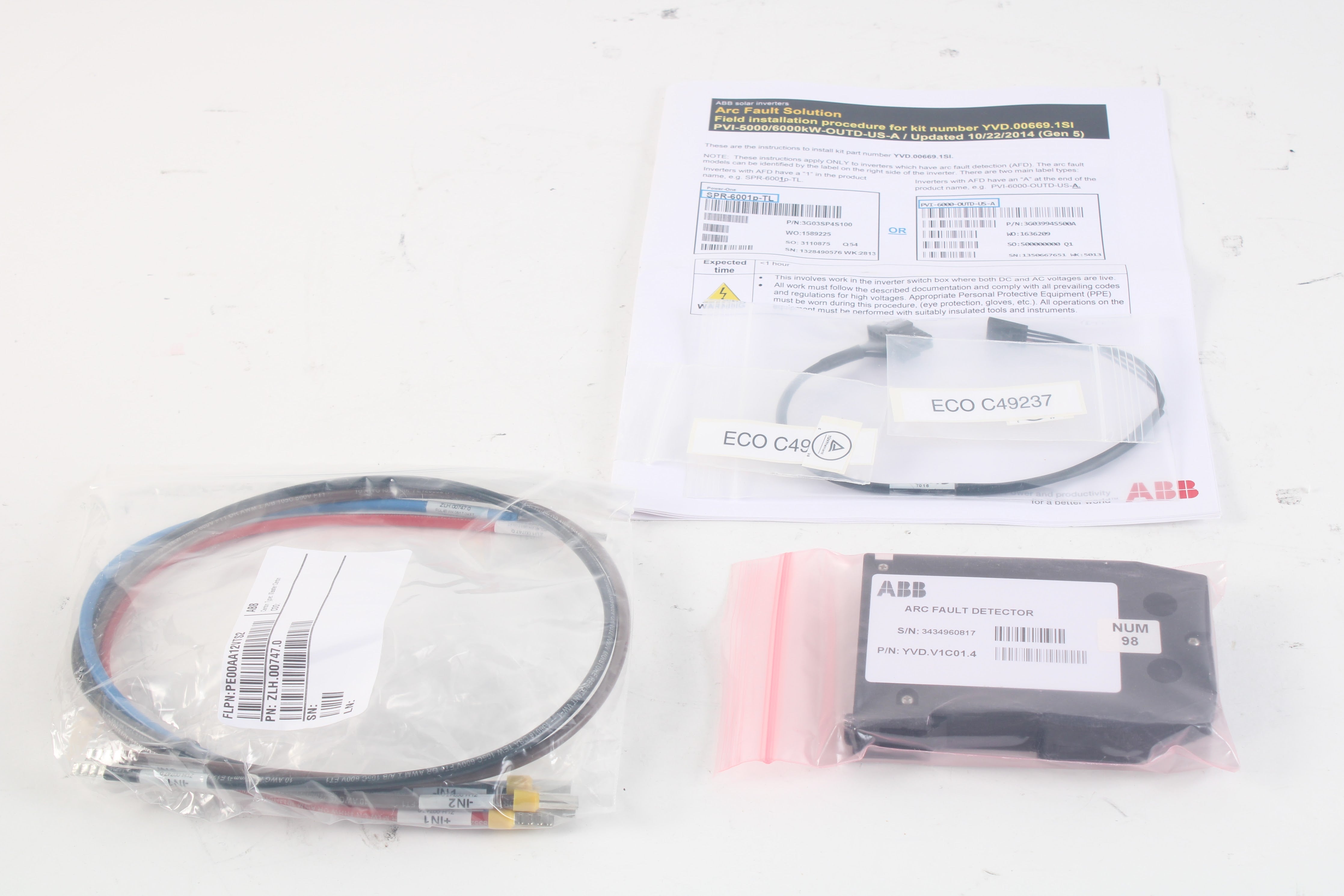 ABB YVD.V1C01.4: Advanced Arc Fault Detector Kit for Enhanced Electric ...