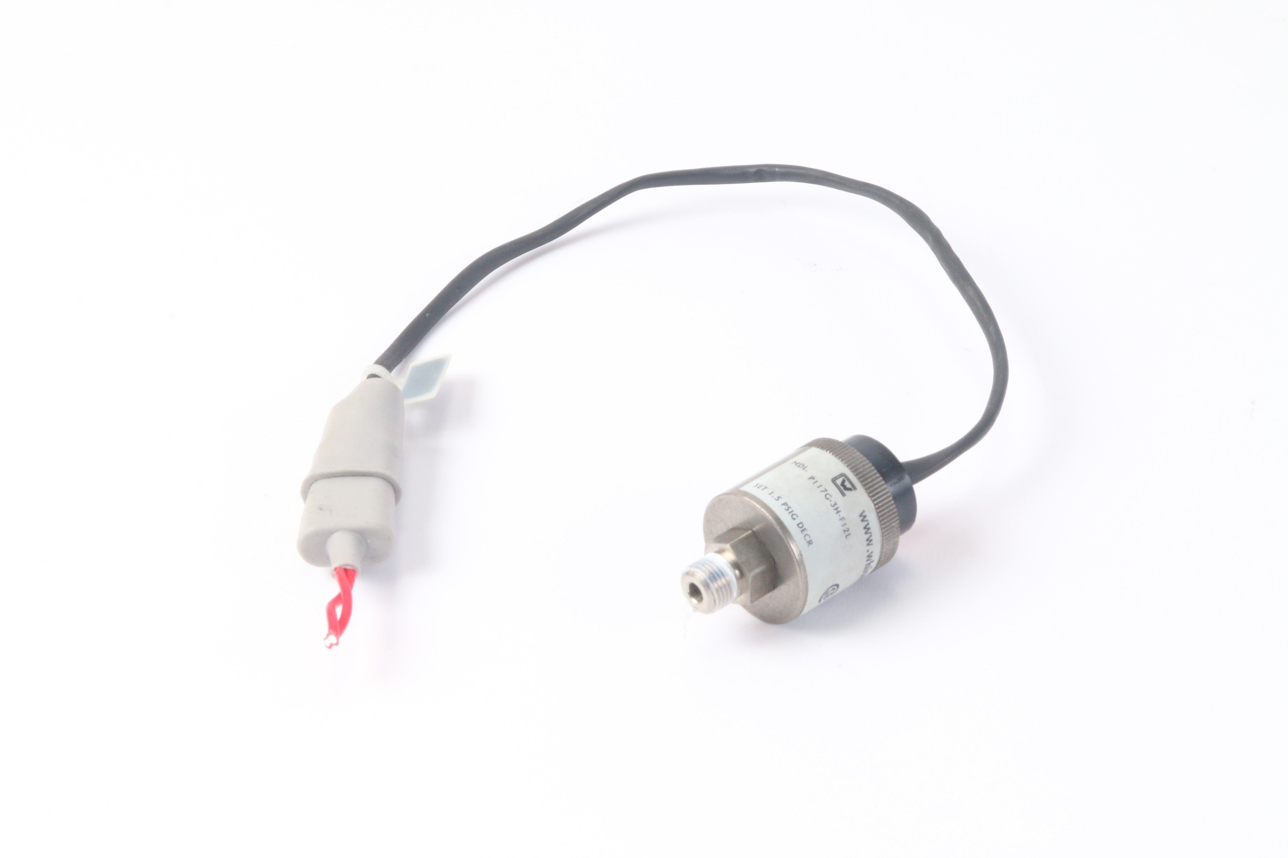 Whitman Controls P117G-3H-F12L Stainless Steel Body Pressure Switch Mo ...