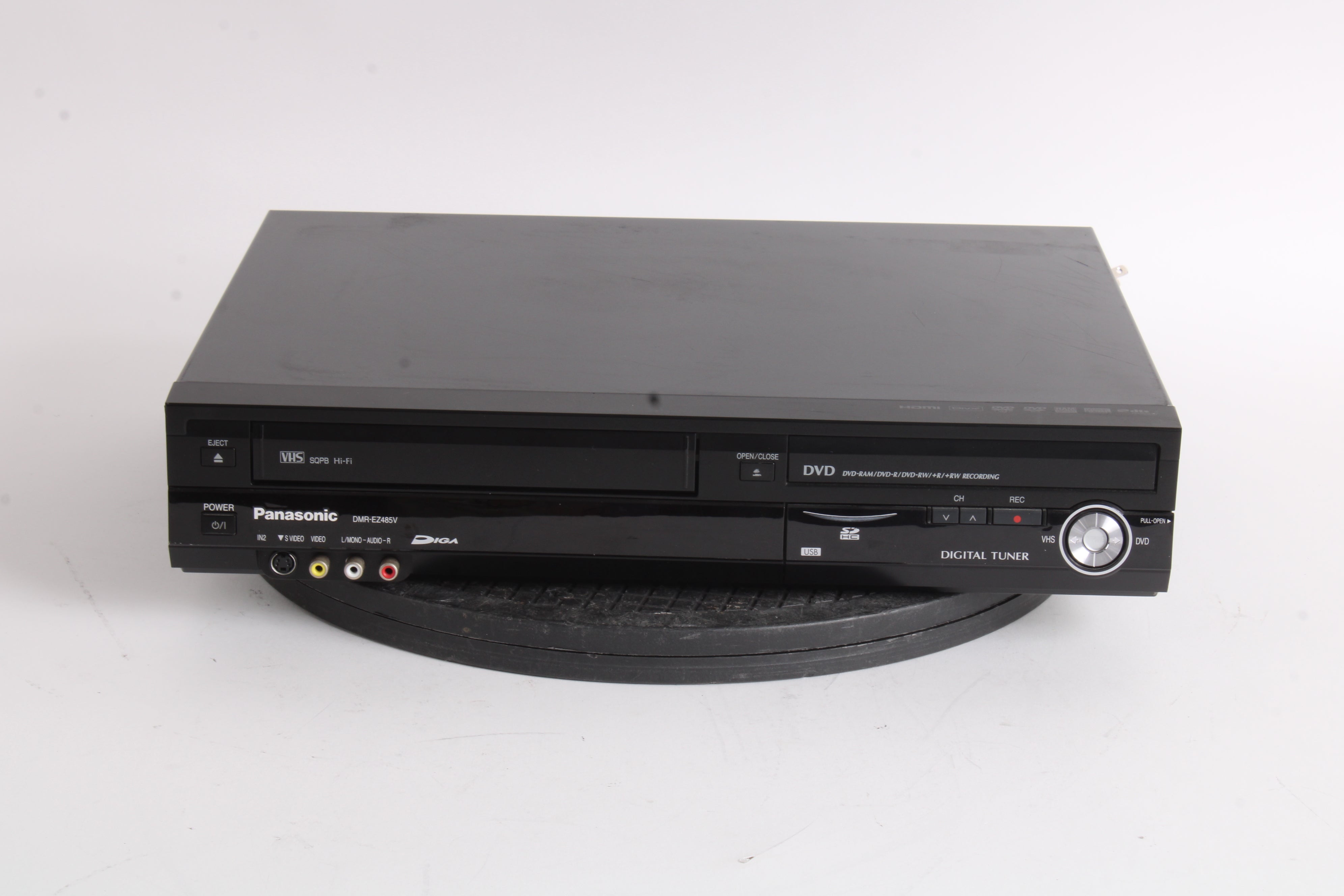 Panasonic DMR-EZ485V VHS to DVD VCR Recorder / Player Combo With Power ...