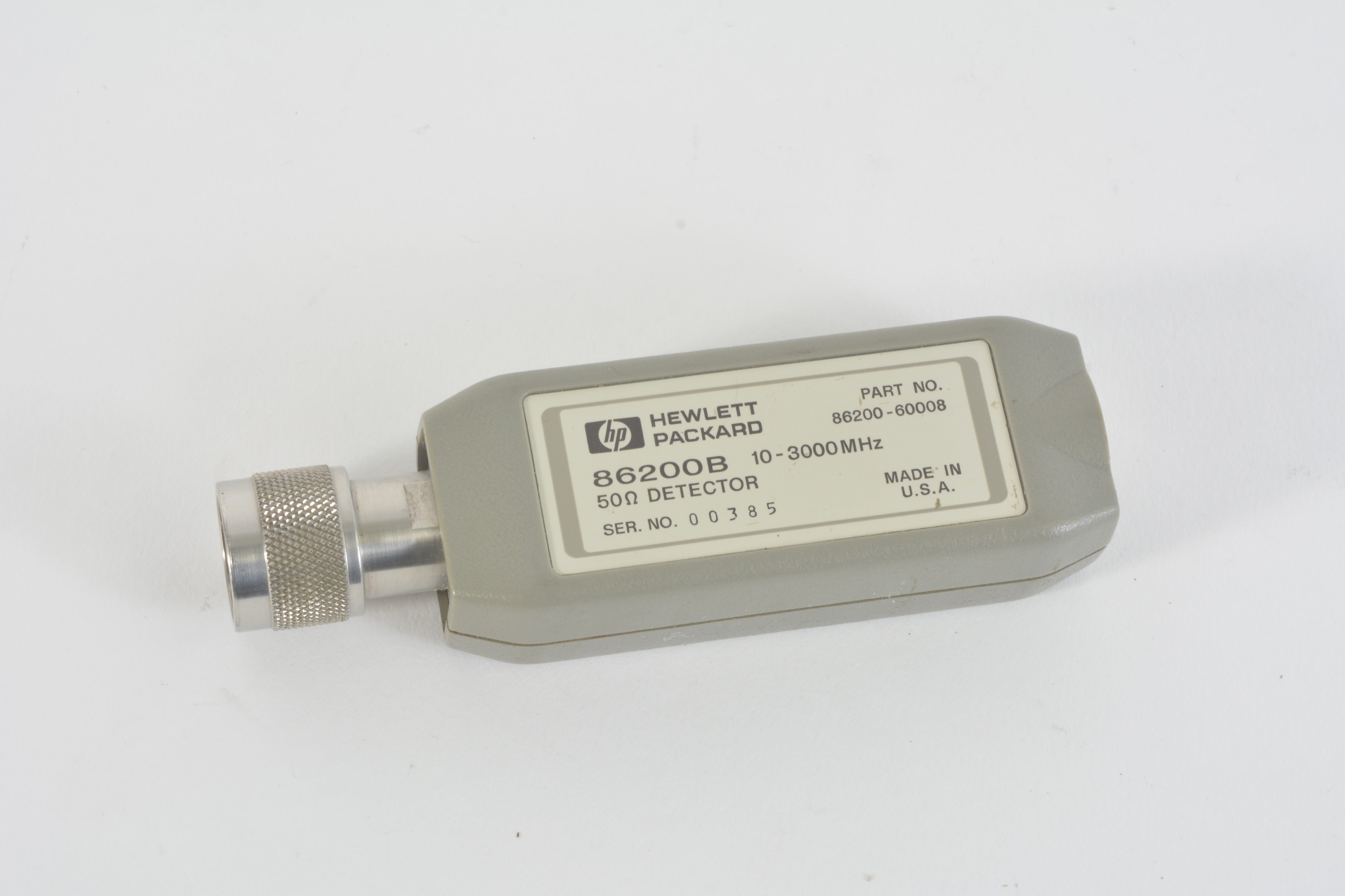 HP 86200B 50 ohms RF Scalar Detector 86200-60008 – NTC Tech