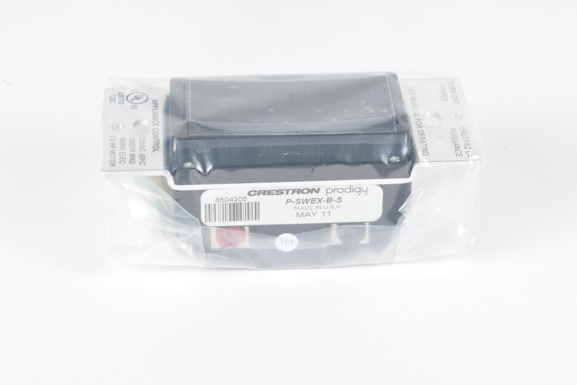 New Crestron Prodigy P-SWEX-B-S Switch - Gloss Black – NTC Tech