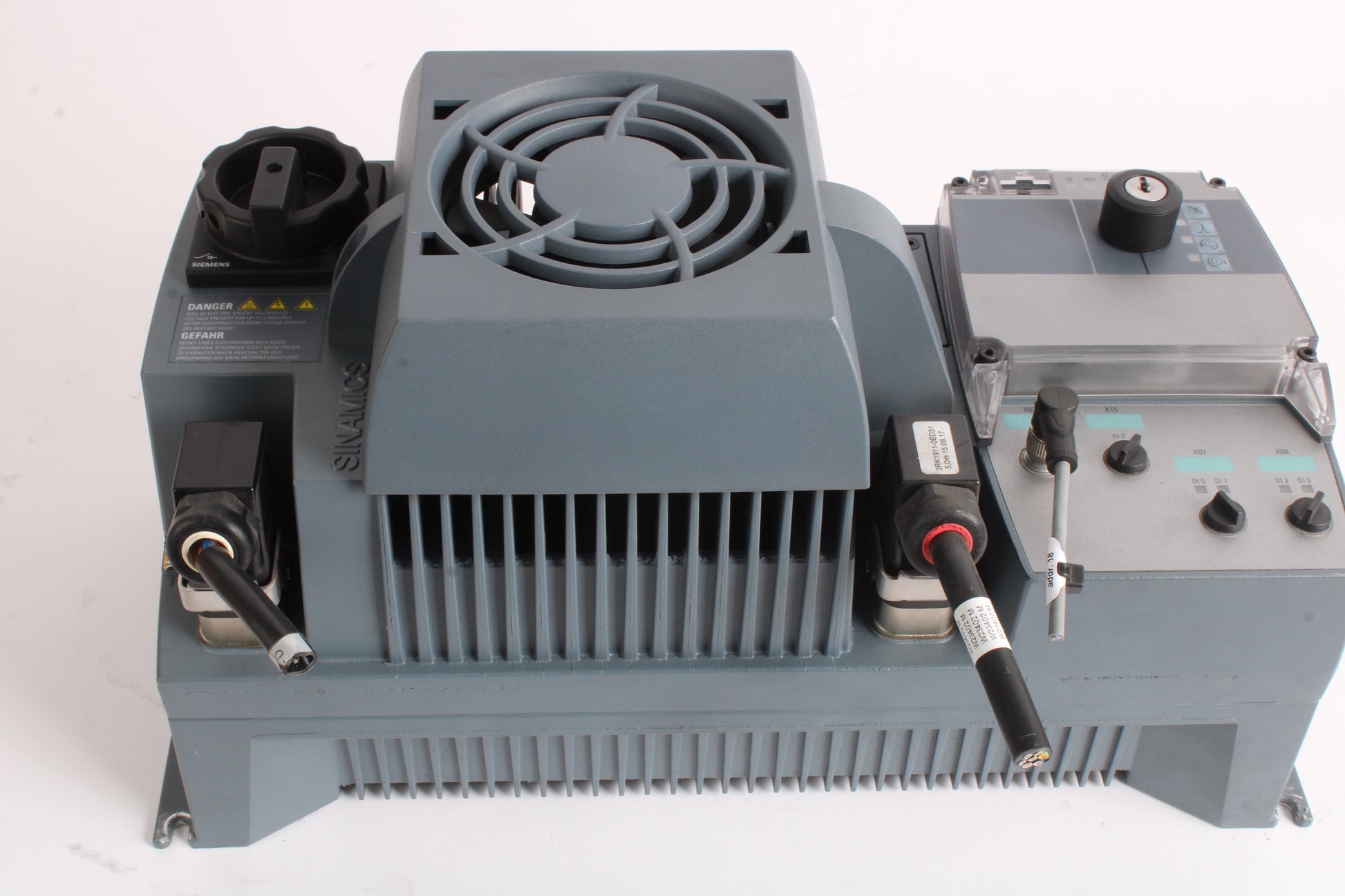 Siemens 6SL3511-1PE25-5AM0 SINAMICS G110D ASi AC Drive With 6SL3555-0P ...