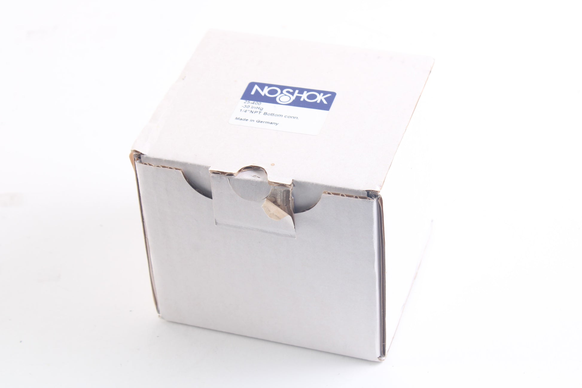 NoShok 25-400, -30 InHg 1/4"NPT, Bottom Conn Gauge - NEW – NTC Tech