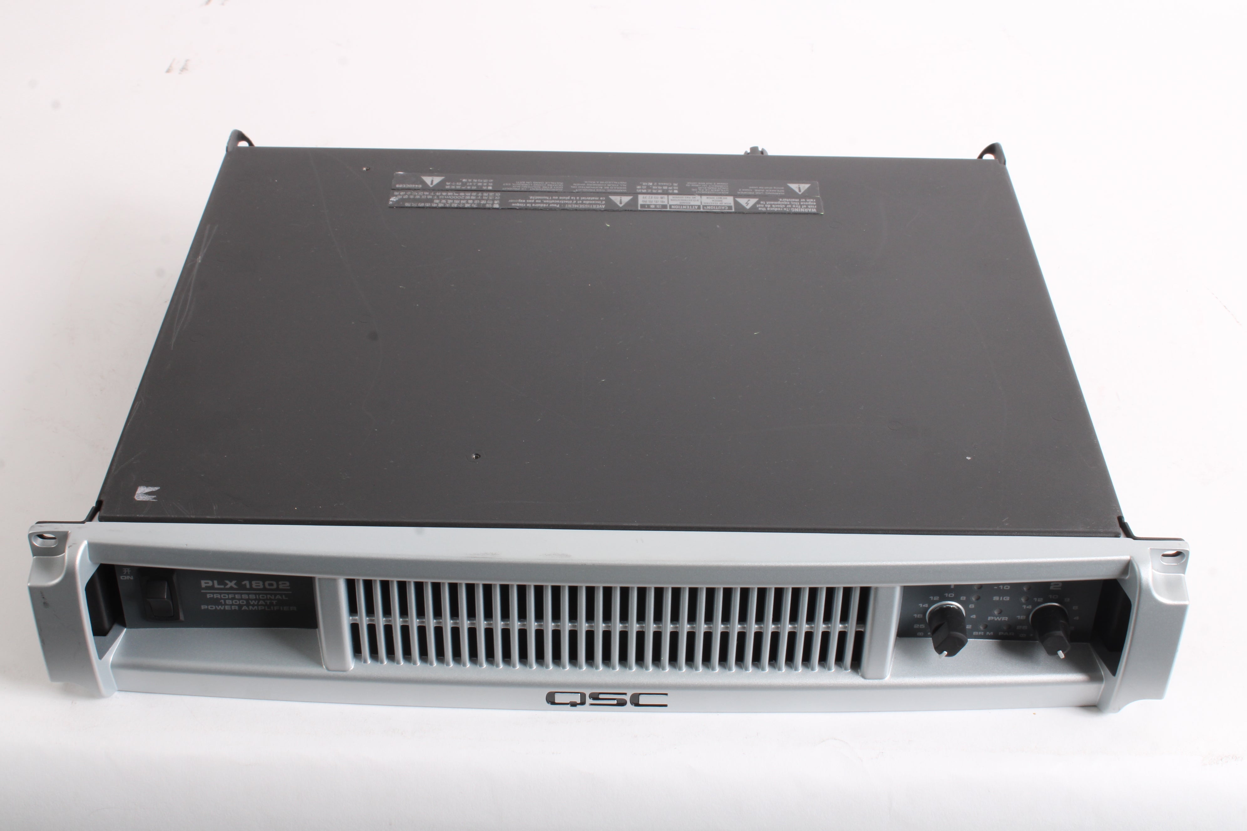 QSC PLX 1802 Professional 1800 WATT Power Amplifier - 220V – NTC Tech