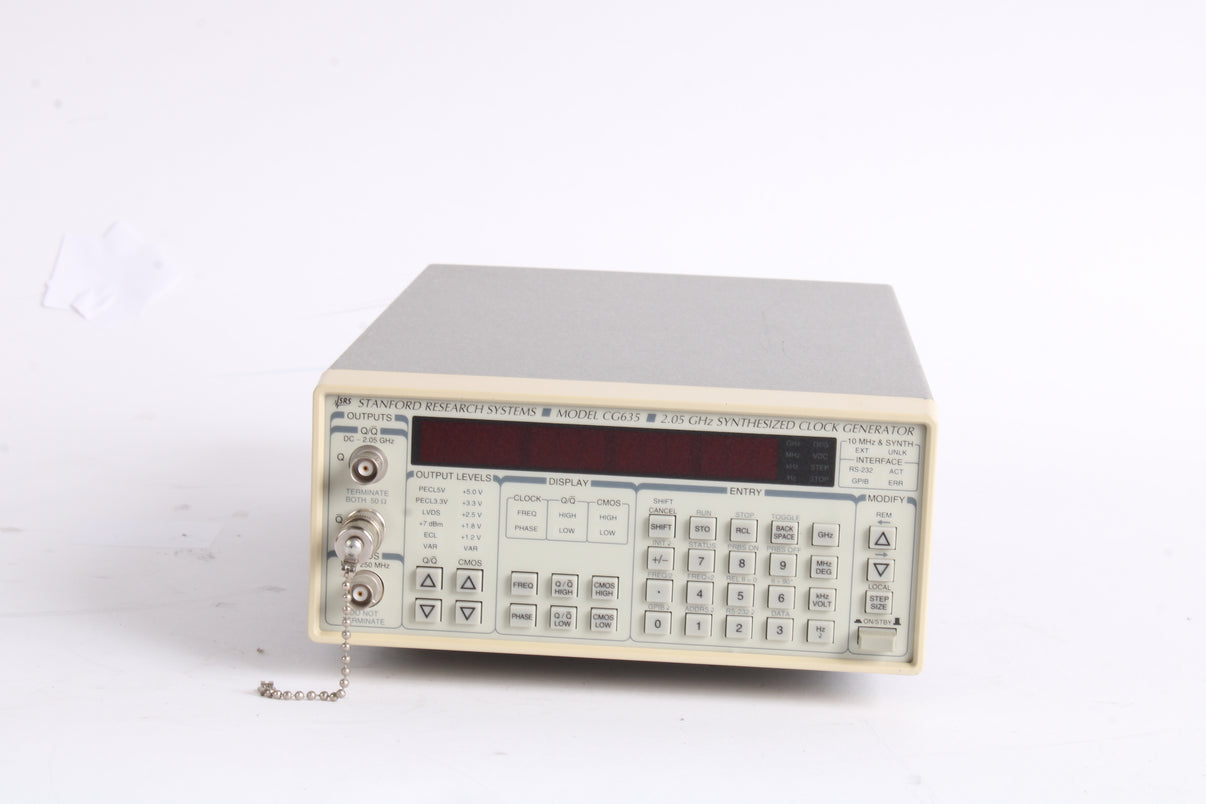 Stanford Research Systems SRS Model CG635 Synthesized Clock Generator ...