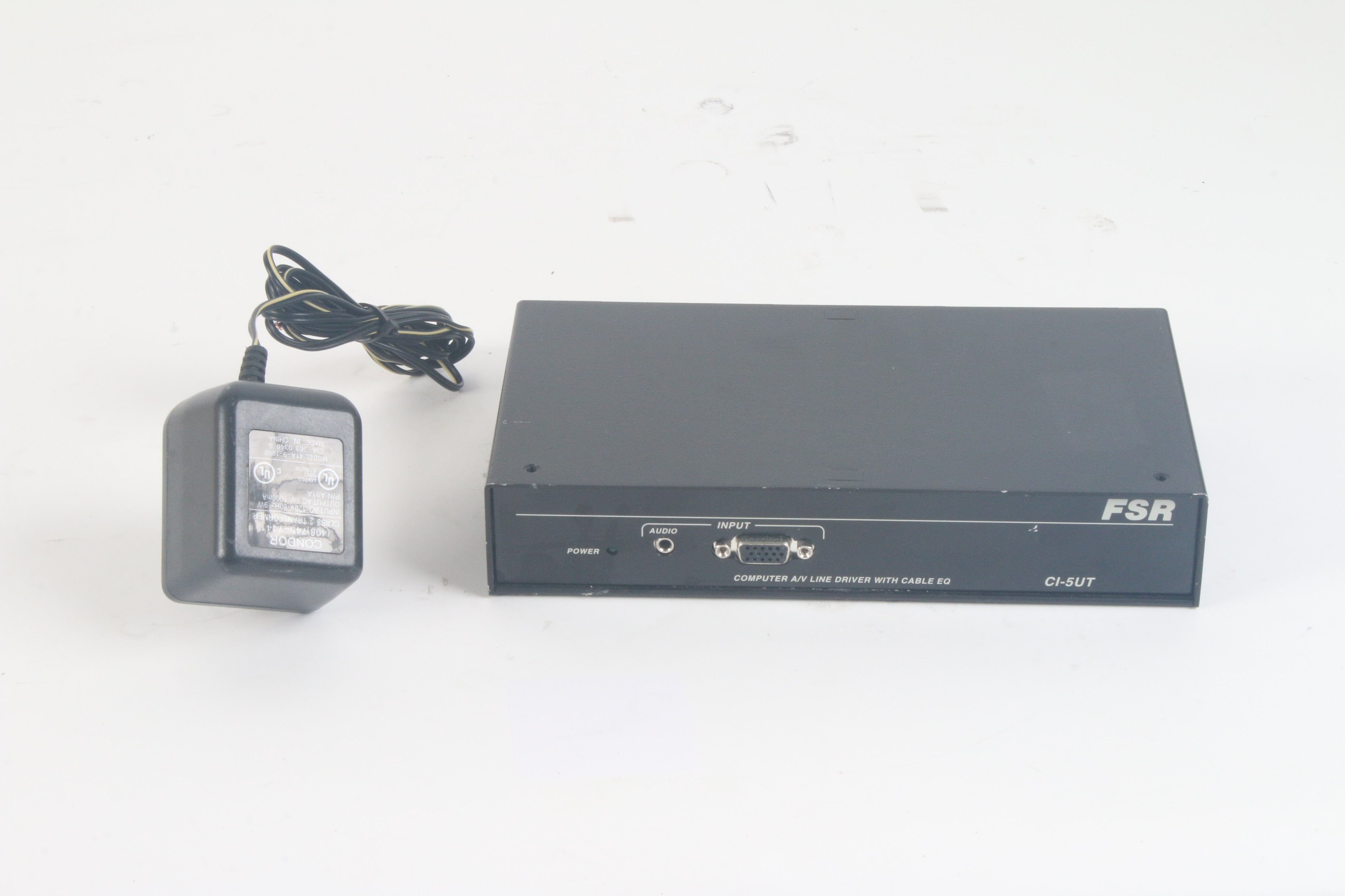 FSR CI-5UT Computer Video and Stereo Audio Interface with Power Supply ...