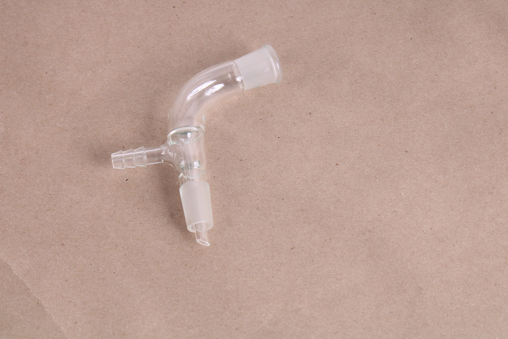 Chemglass Adapter, Vacuum Take-Off, Style "A" 105 Degree 14/20 Joint C ...