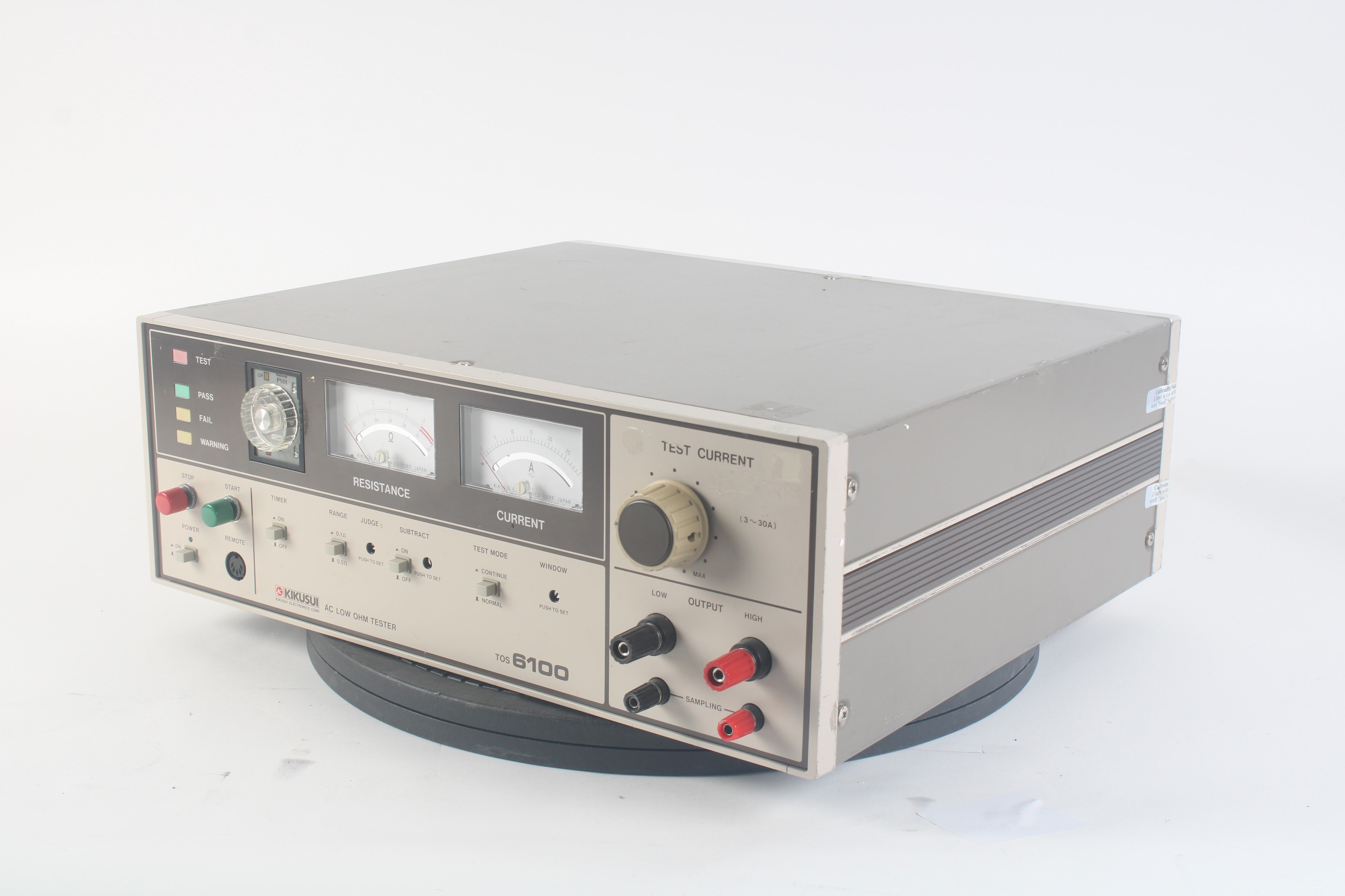 Kikusui TOS6100 AC Low Ohm Tester Ohmmeters TOS 6100 – NTC Tech