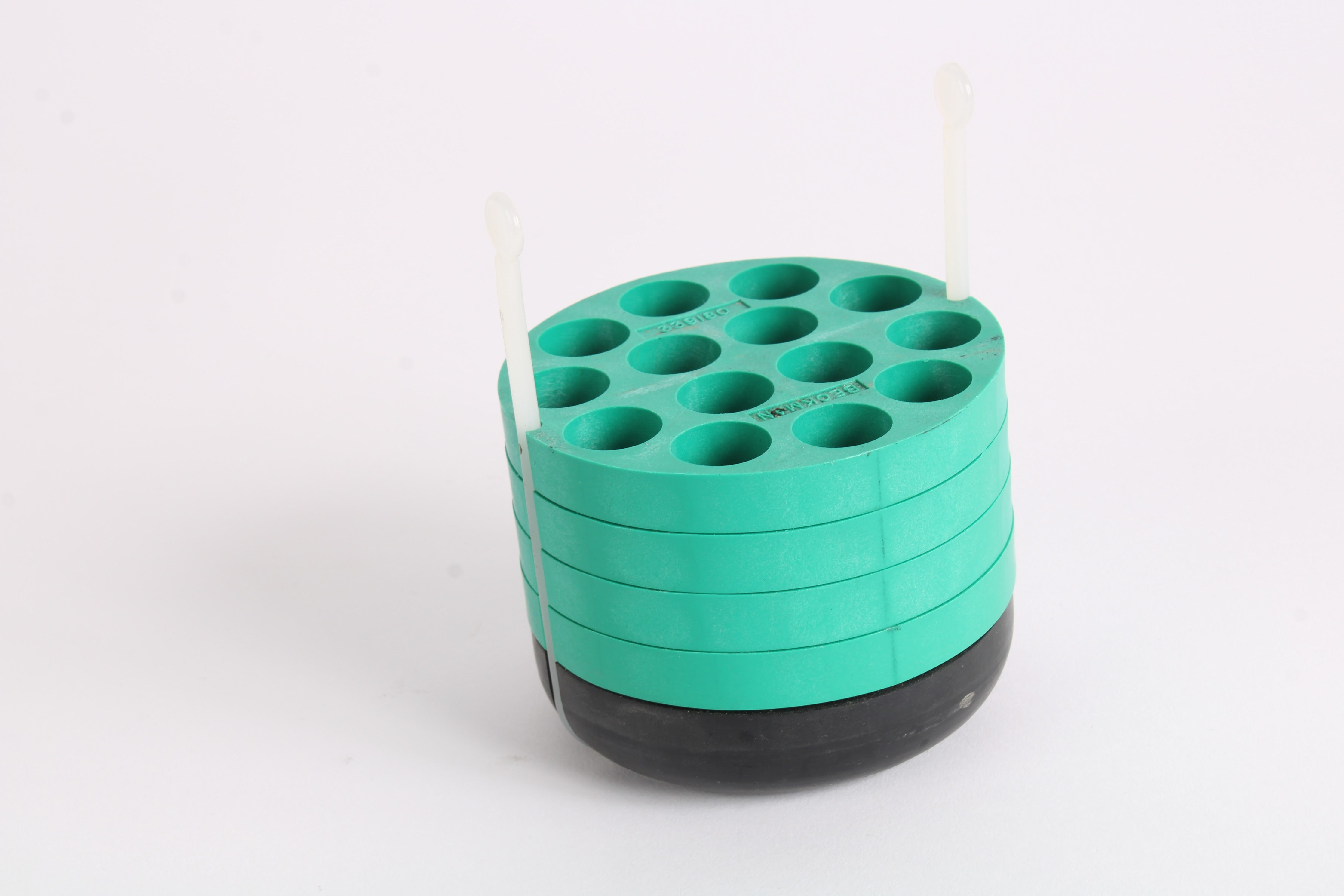 Beckman 339180 Centrifuge Swing Rotor Adapter 4x Inserts W/ Beckman 34 ...