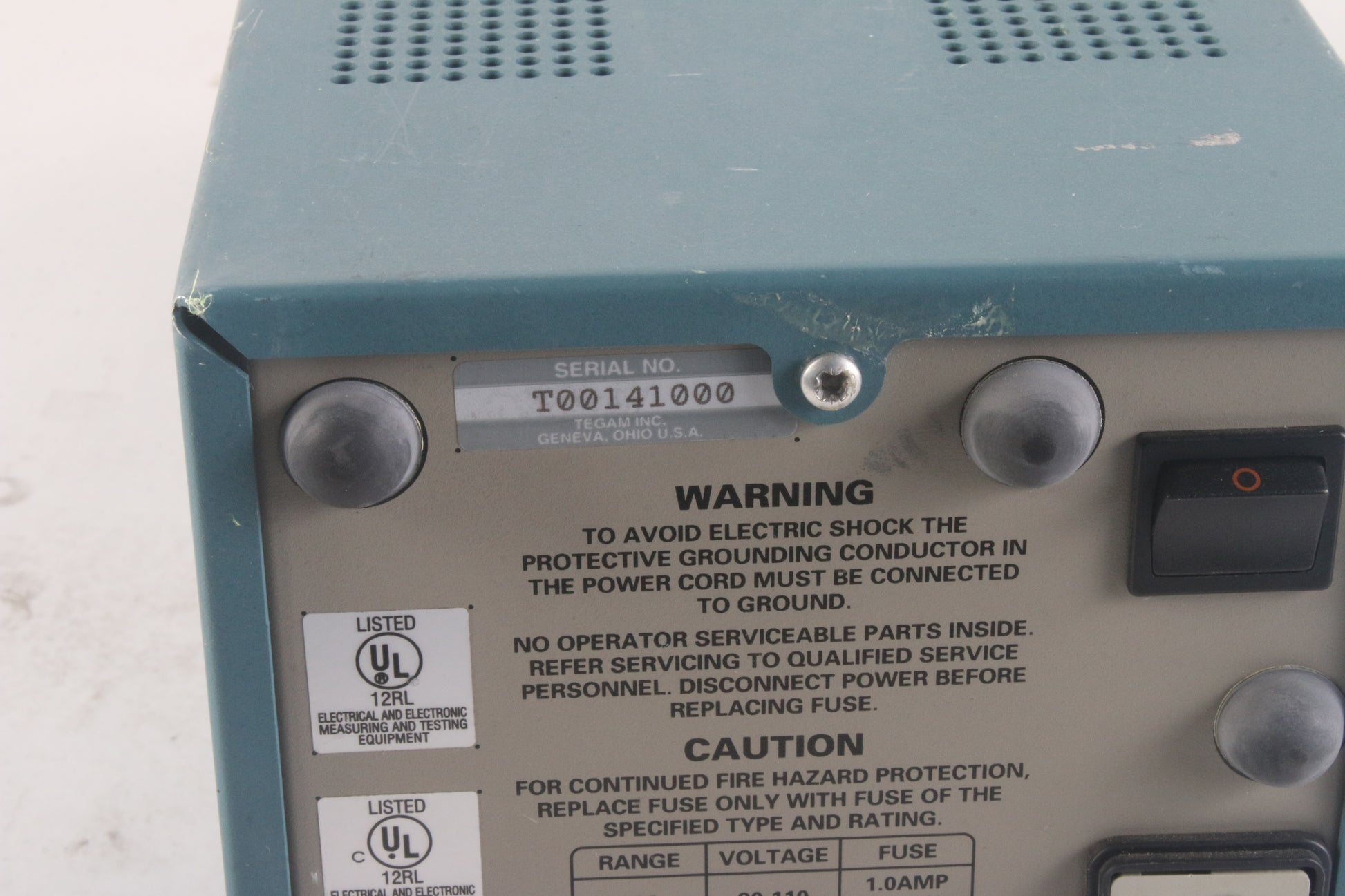 Tektronix AM 503 Current Probe Amplifier Plug-in Module W/ Power Ampli ...