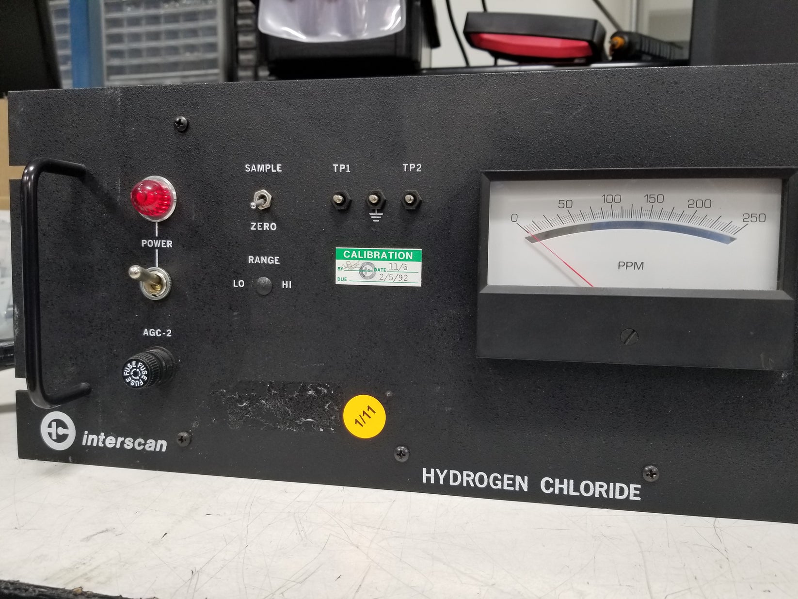 Interscan RM-36 Rack-Mount Analyzer Hydrogen Chloride – NTC Tech