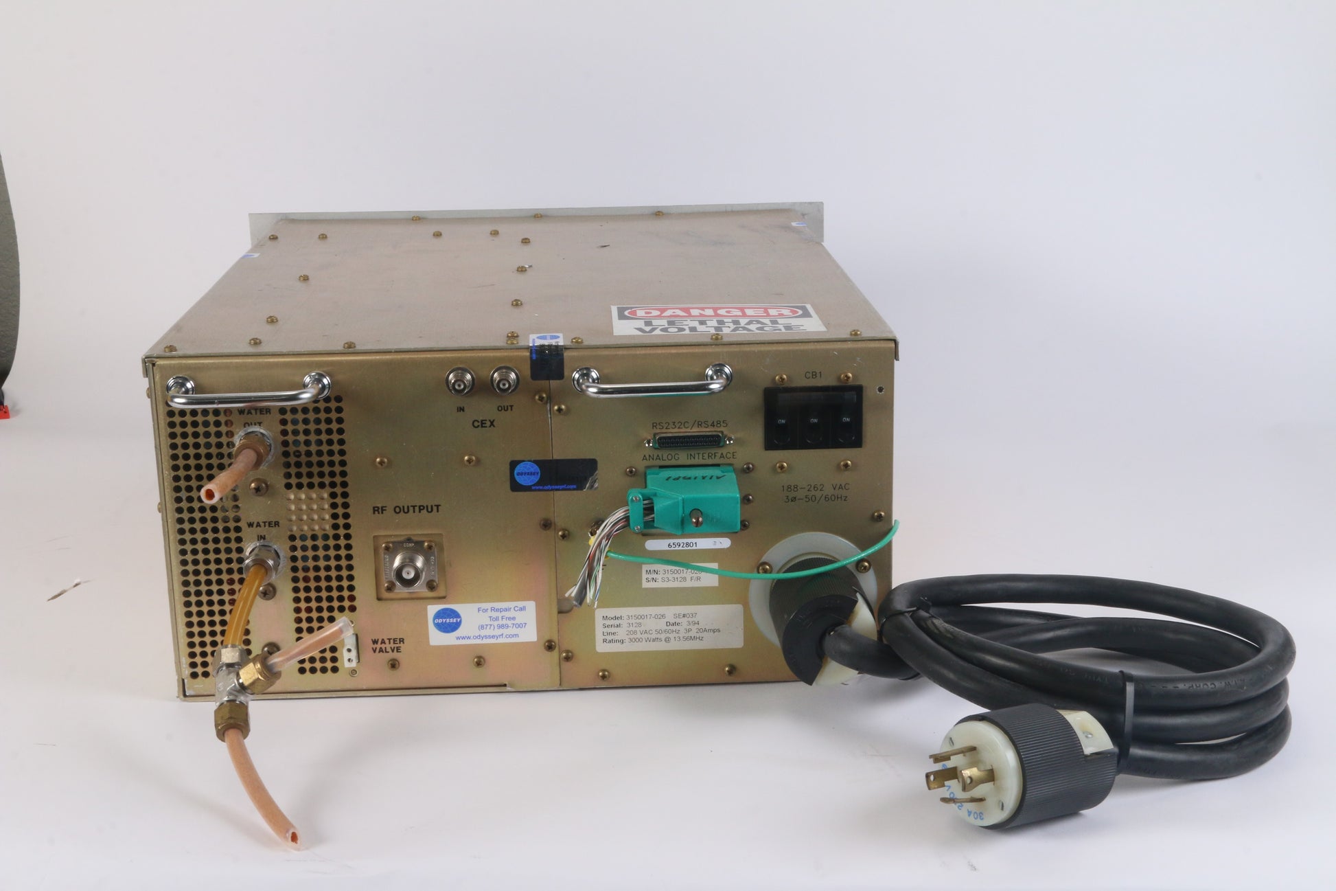 Advanced Energy RFPP Power Products RF30S 3150017-026 Water Cooled Gen ...