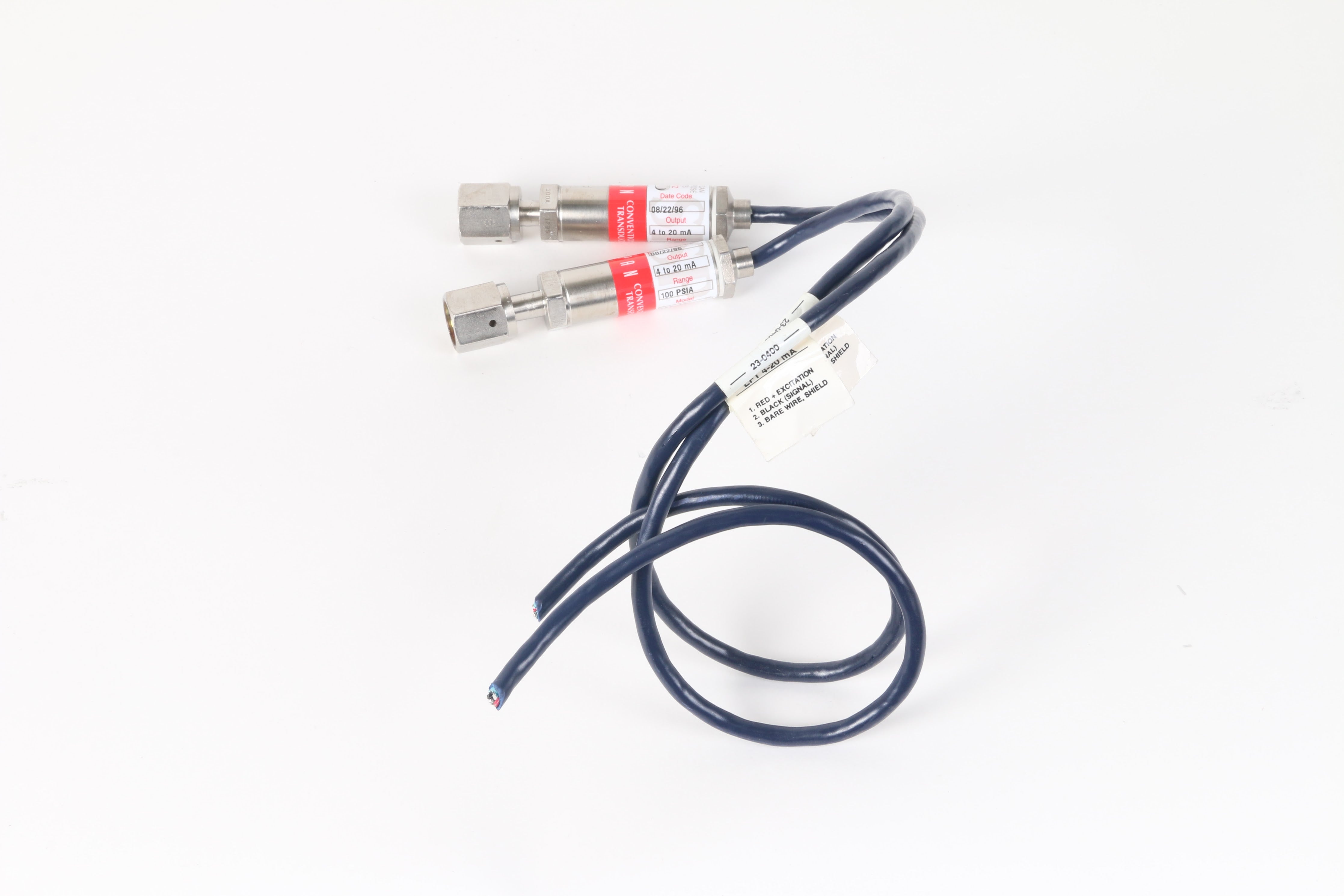 Lot of 2 Span SPT 204 4 to 20 mA 100 PSIA Convention Transducer – NTC Tech