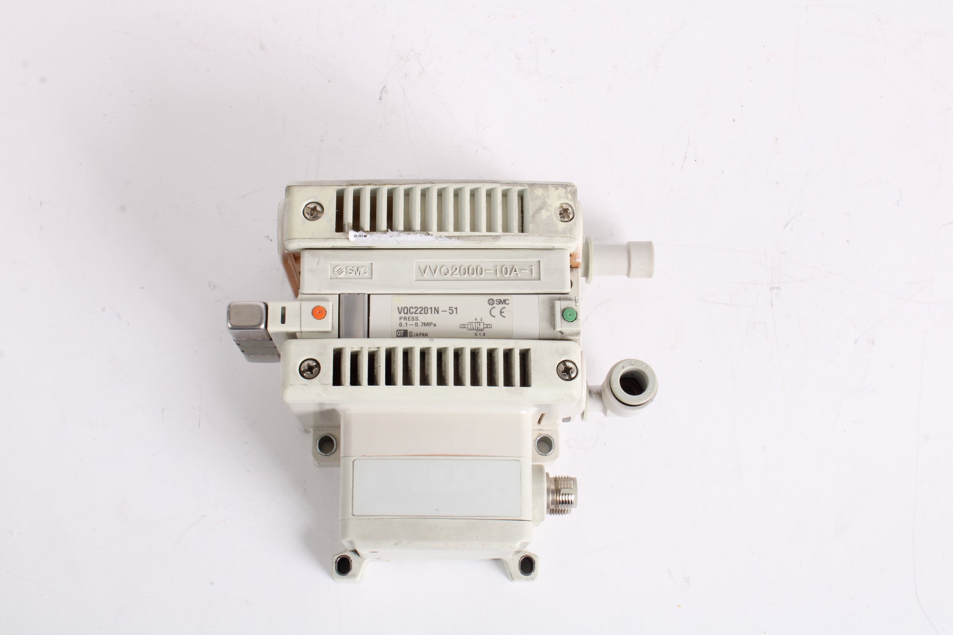 SMC VQC2201N-51 Solenoid Valve With VVQ2000-10A-1 Blanking Plate – NTC Tech