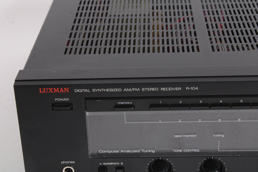 Luxman R-104 Digital Synthesized AM/FM Stereo Receiver - AS IS – NTC Tech