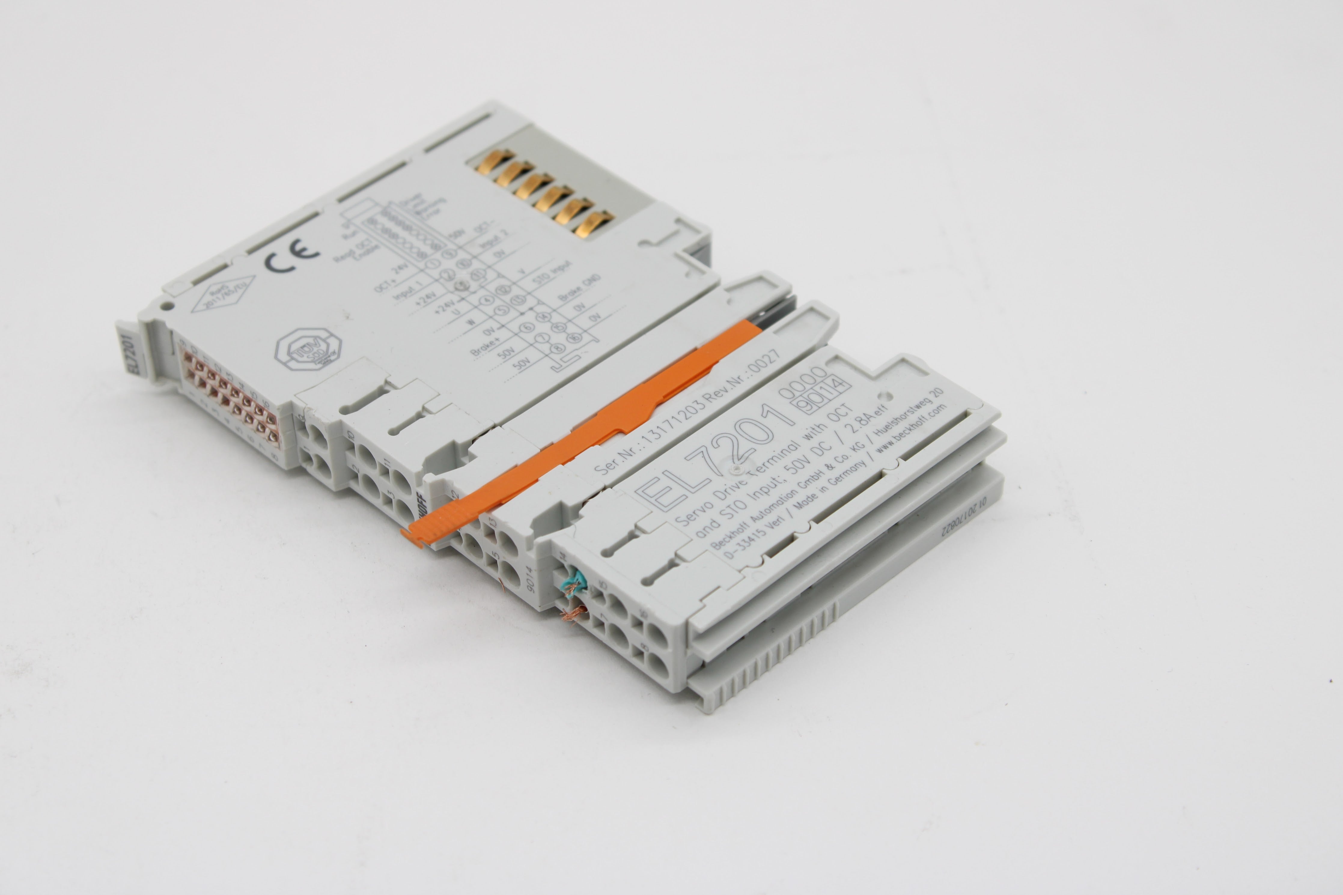 Beckhoff EL7201 Servo Drive Terminal with OCT – NTC Tech