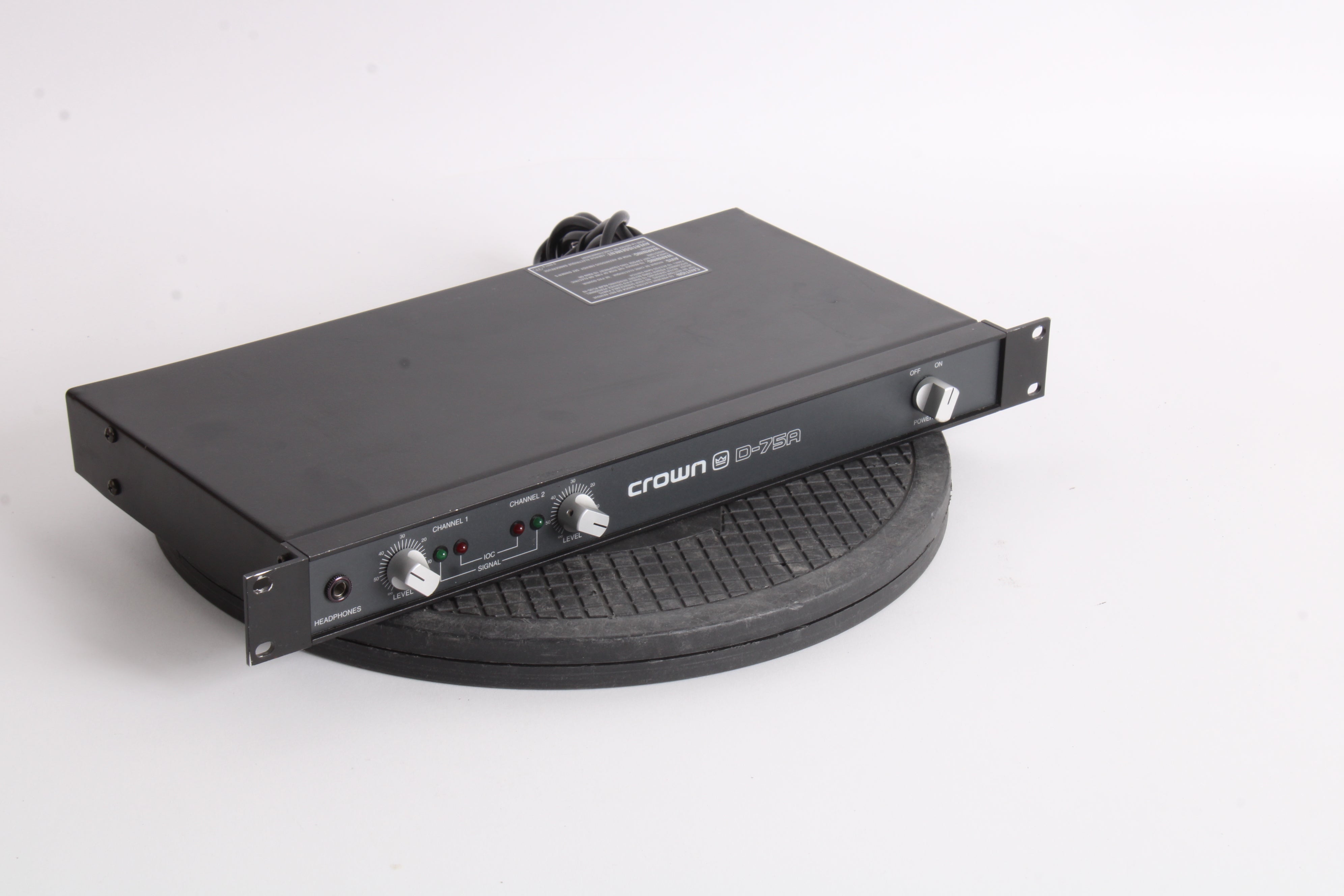 Crown D75A Stereo Power Amplifier – NTC Tech