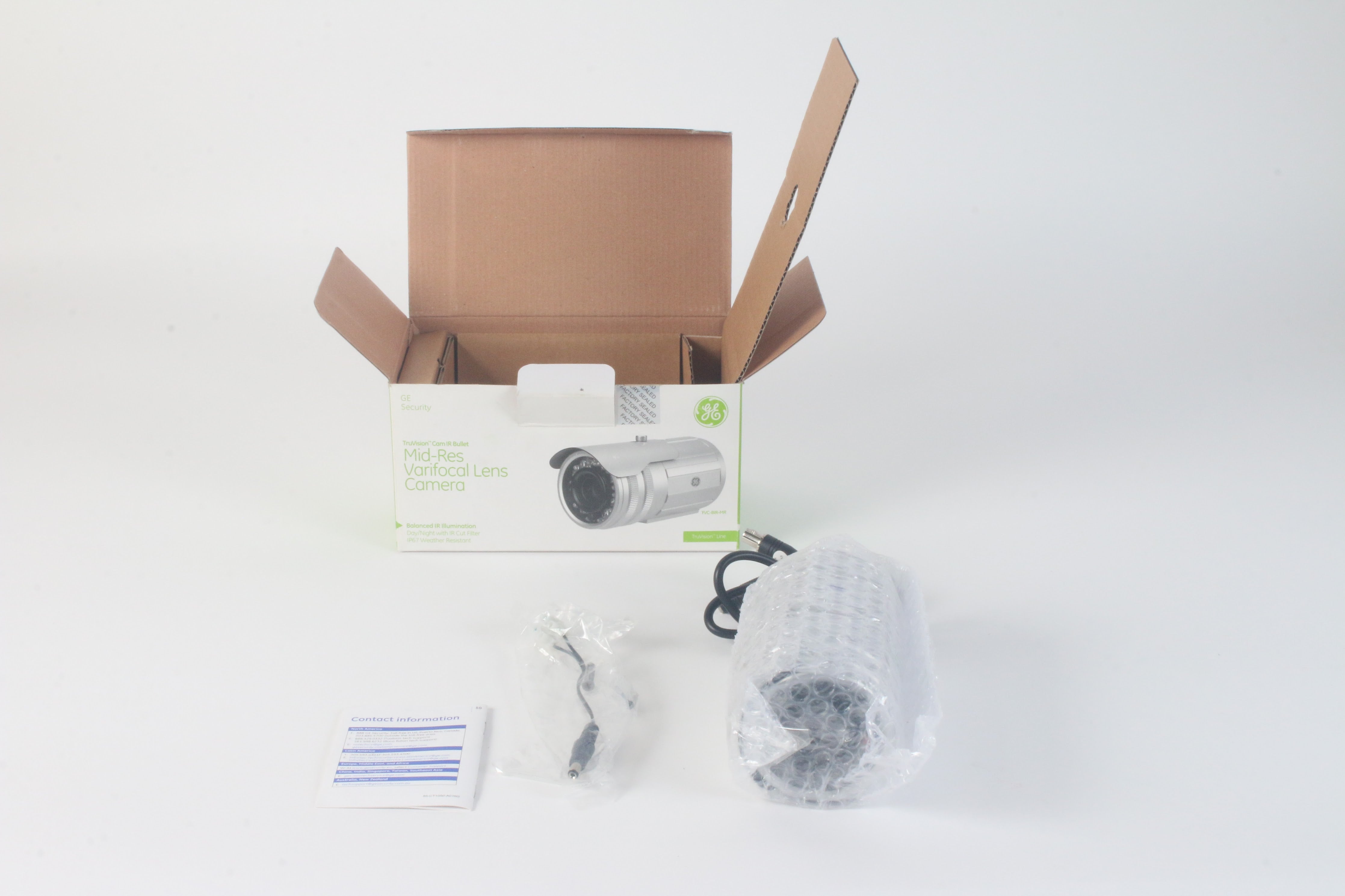 TruVision Cam IR Bulllet Mid-Red Varifocal Lens Camera TVC-BIR-MR - Ne ...