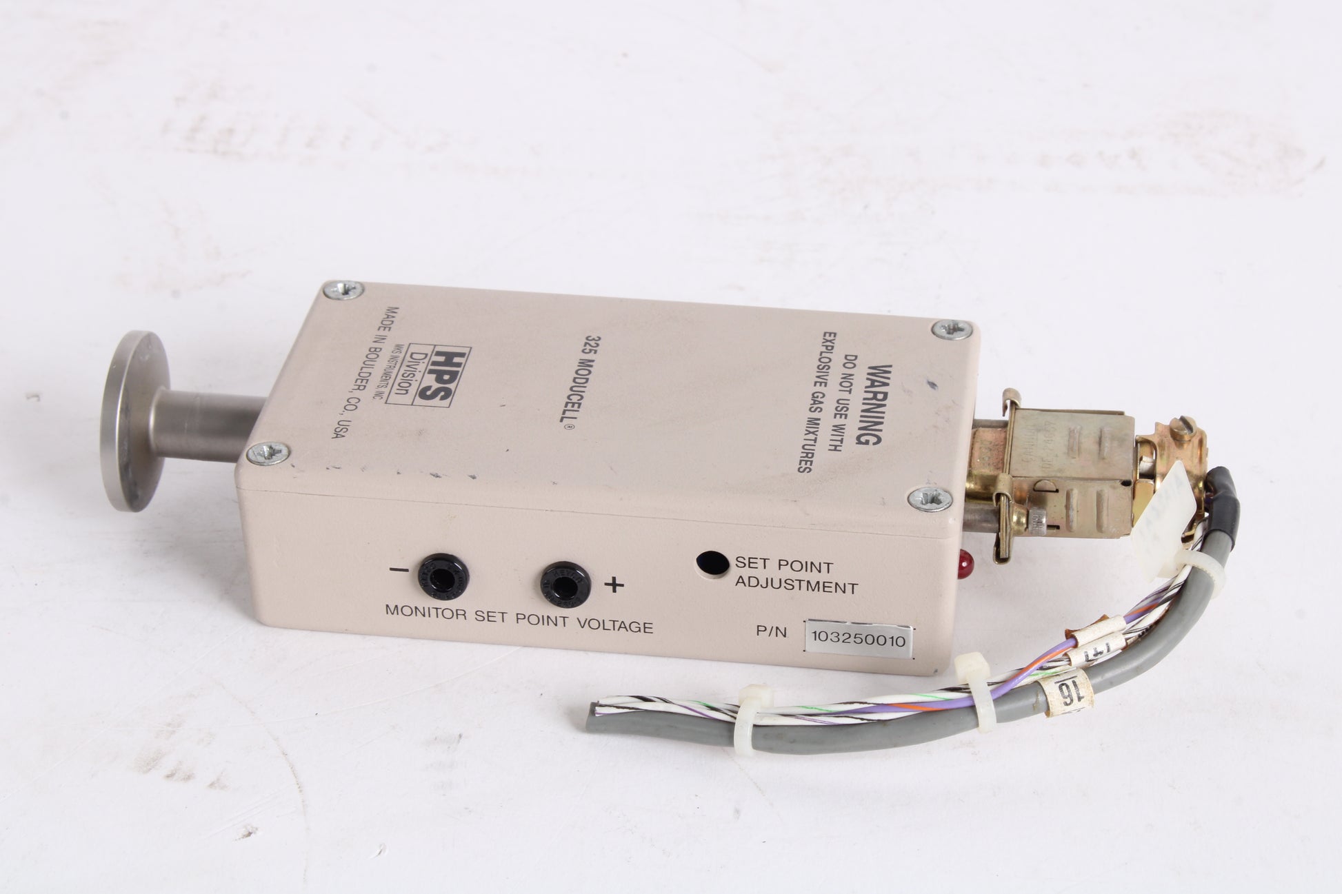 MKS HPS 325 Moducell Vacuum Sensor Transducer 103250010 - Cable Cut ...