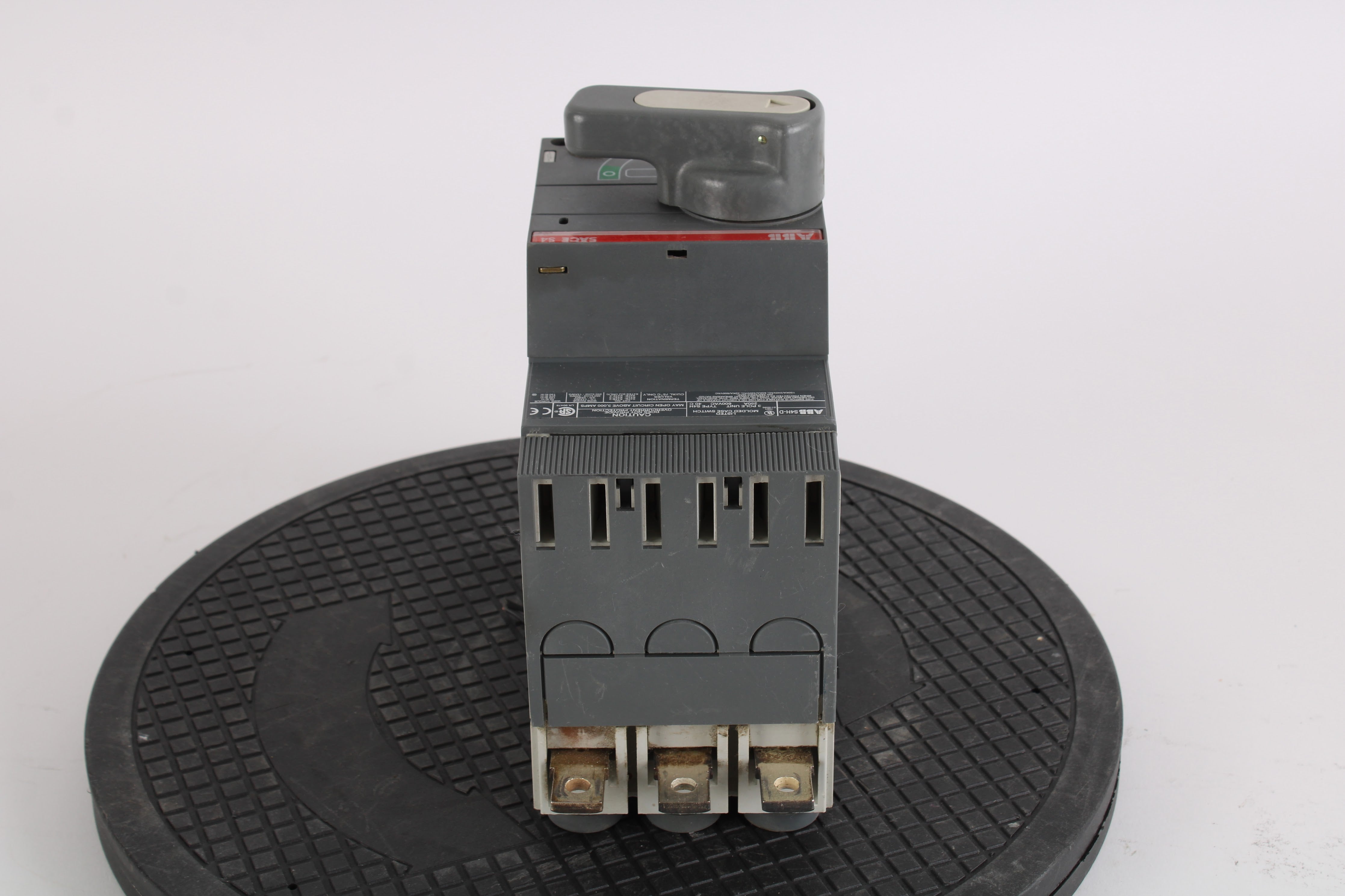 ABB Sace S4 3-Pole 250A 600VAC Type S4H Circuit Breaker - Missing Key ...
