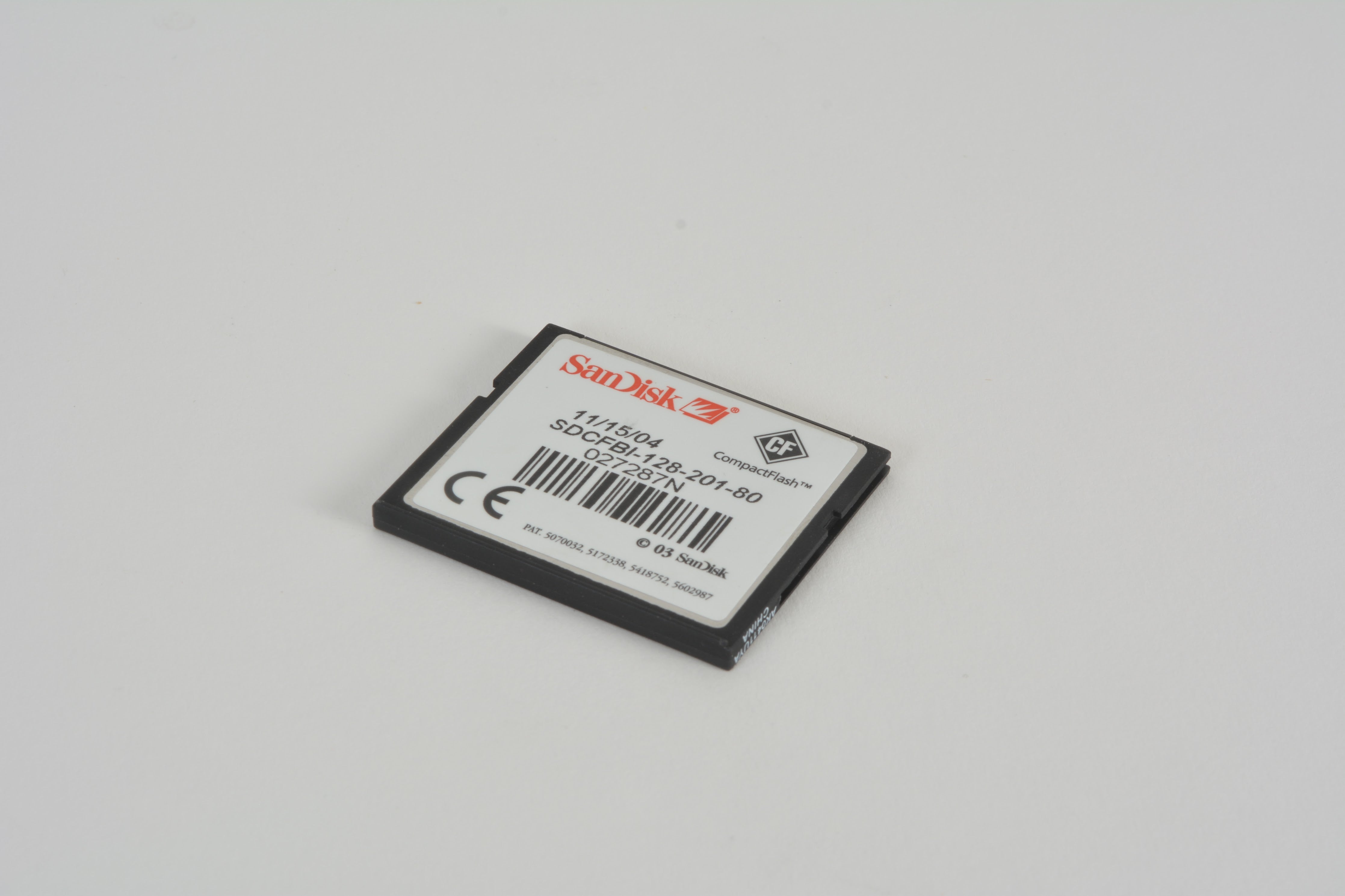 Sandisk SDCFBI-128-201-80 Industrial Grade 128 MB Compact Flash - NEW ...