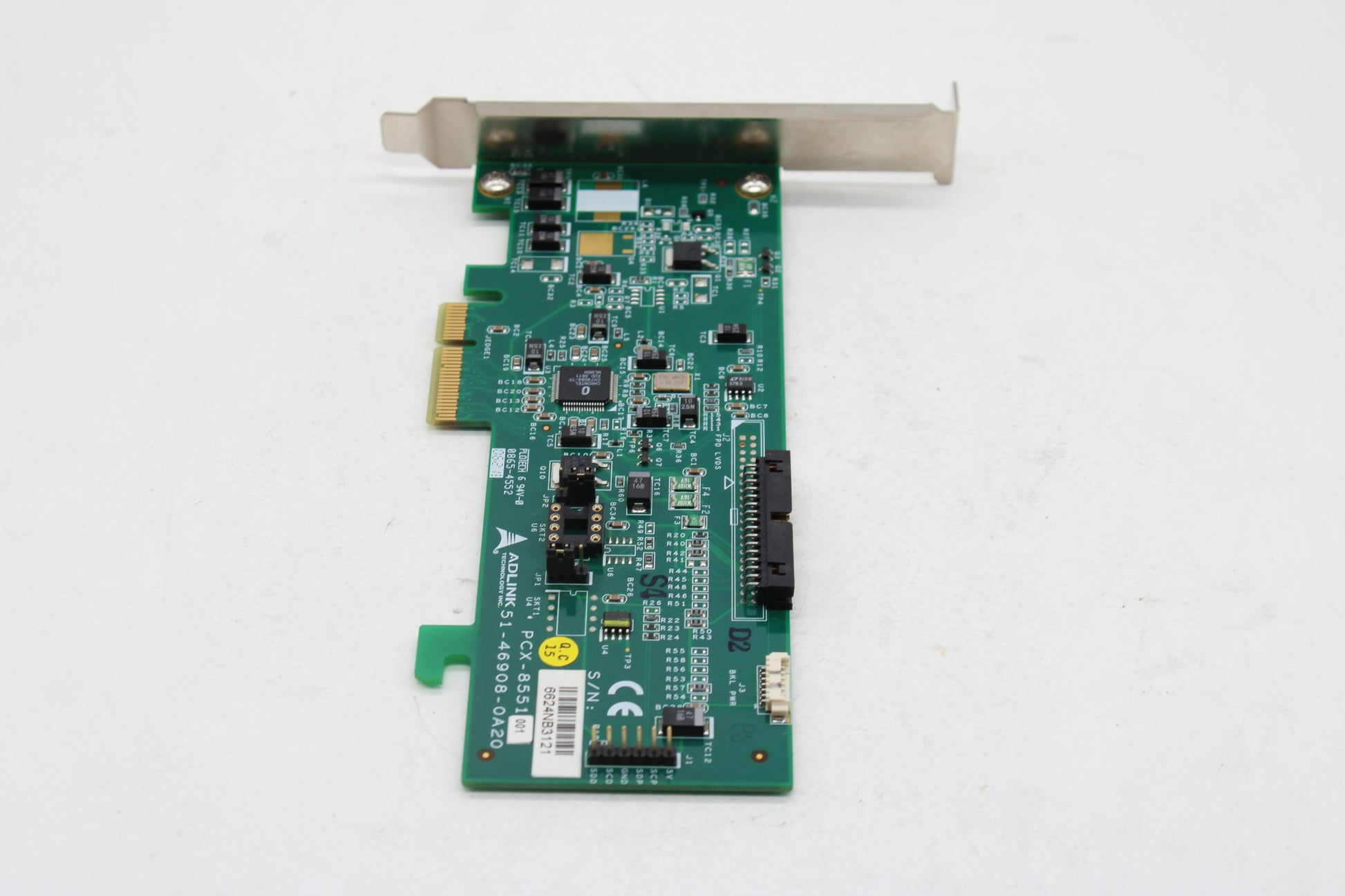 Adlink PXC-8551 51-46908-0A20 PCIe2x-LVDS Display Adapter Card Agilent ...