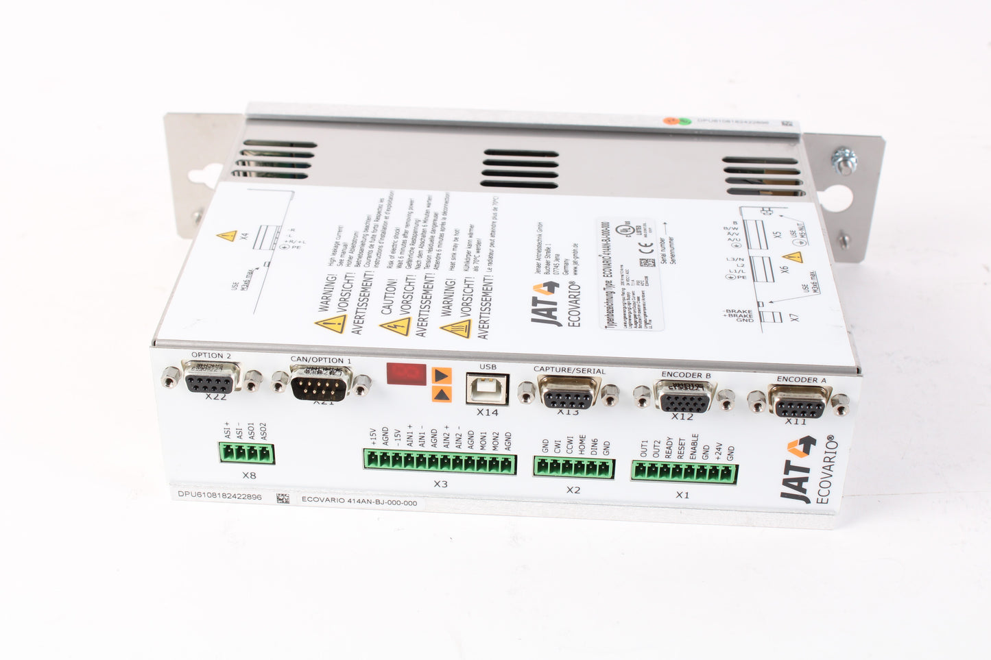 Jenaer Antriebstechnik Ecovario 414AN-BJ-000-000 Servo Amplifier – NTC Tech