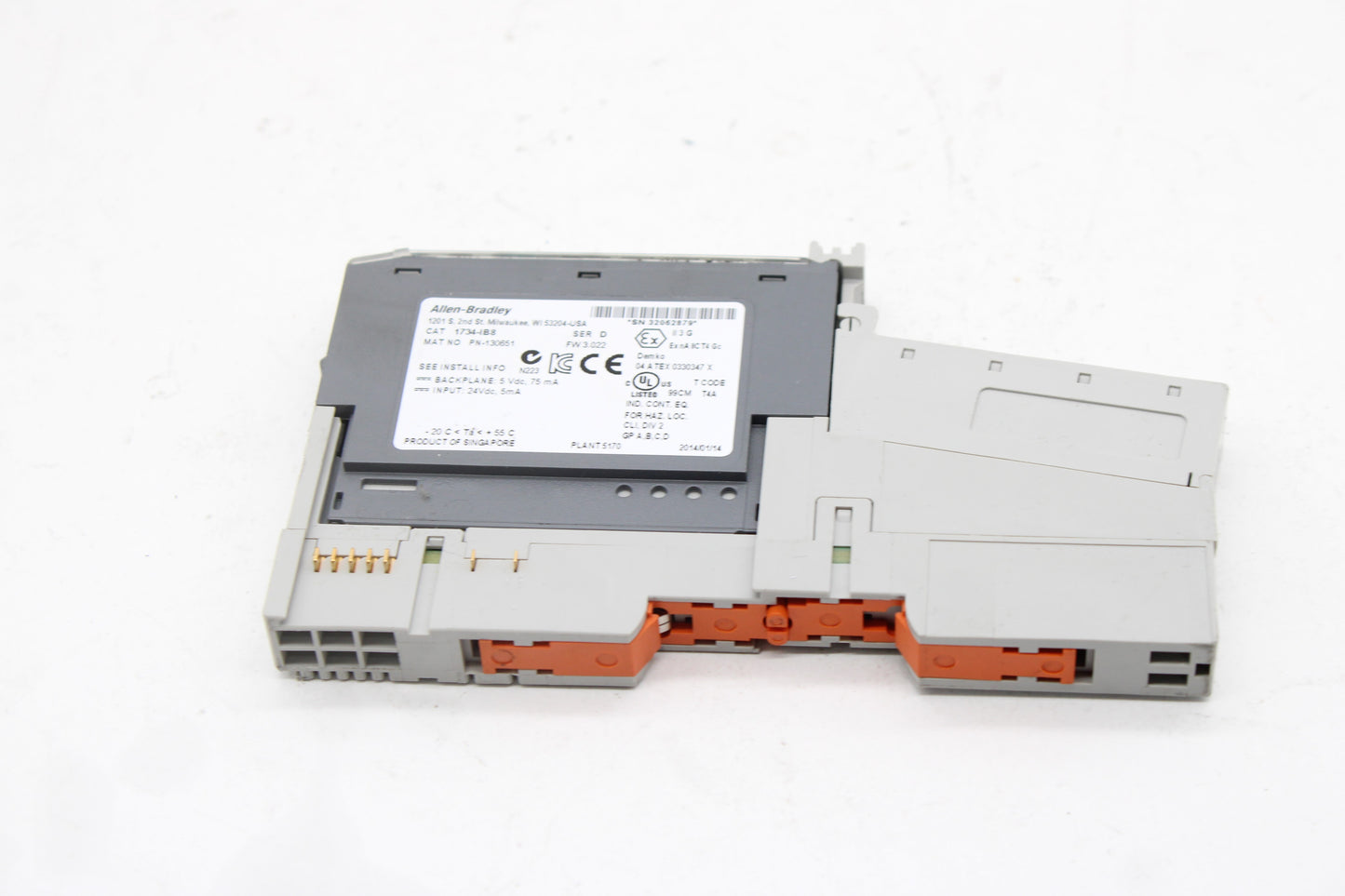 Allen Bradley 1734-IB8 D POINT I/O 8 Point Digital Input Module + 1734 ...