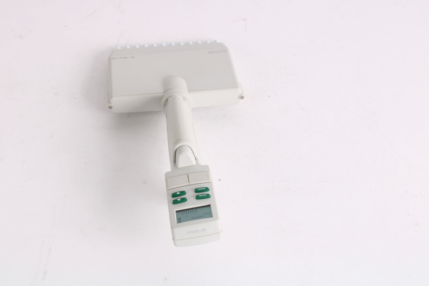 Rainin EDP3-Plus 20-200ul LTS 12-Channel Multichannel Electronic Pipet ...