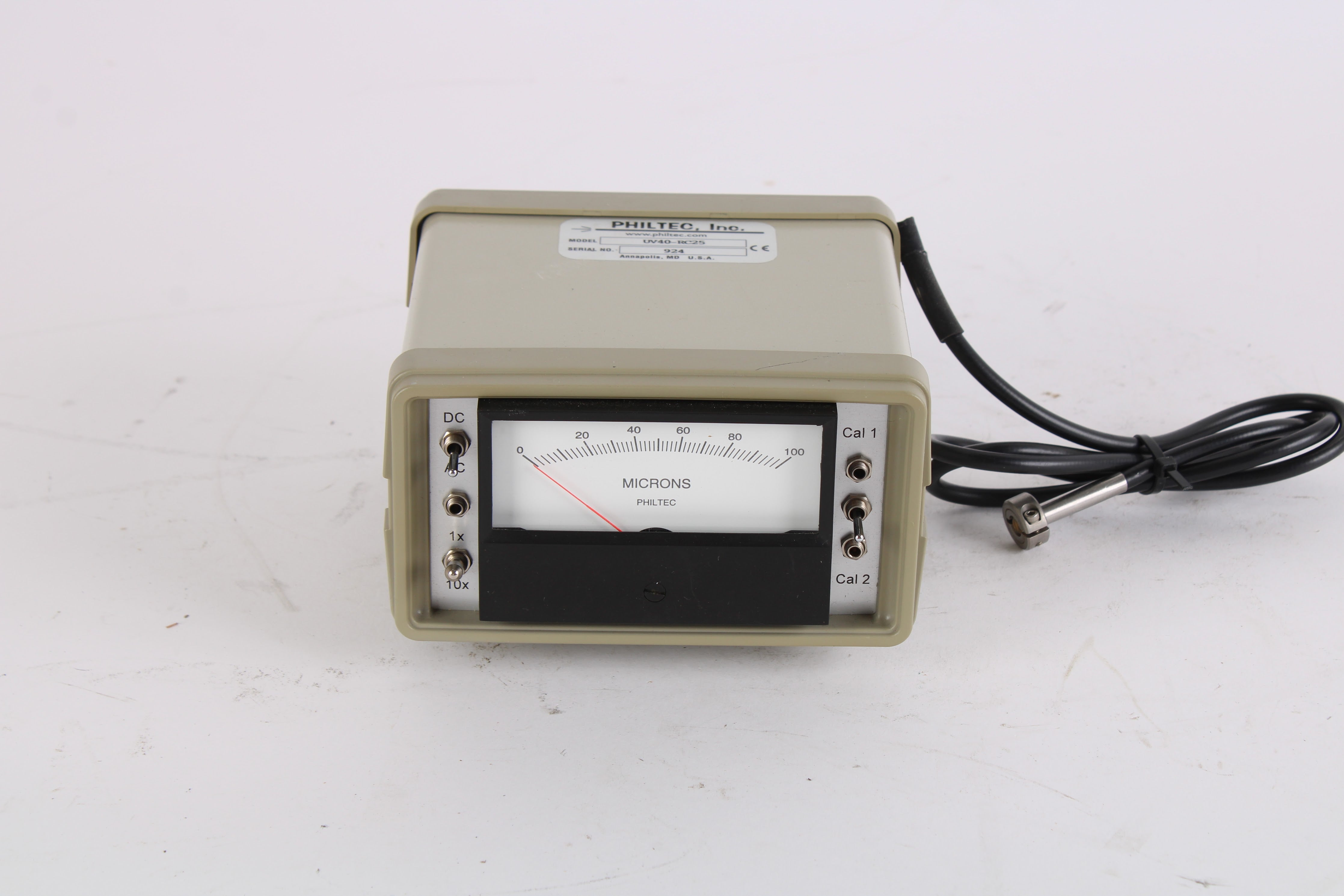 Philtec UV40-RC25 Ultrasonic Vibration Meter – NTC Tech