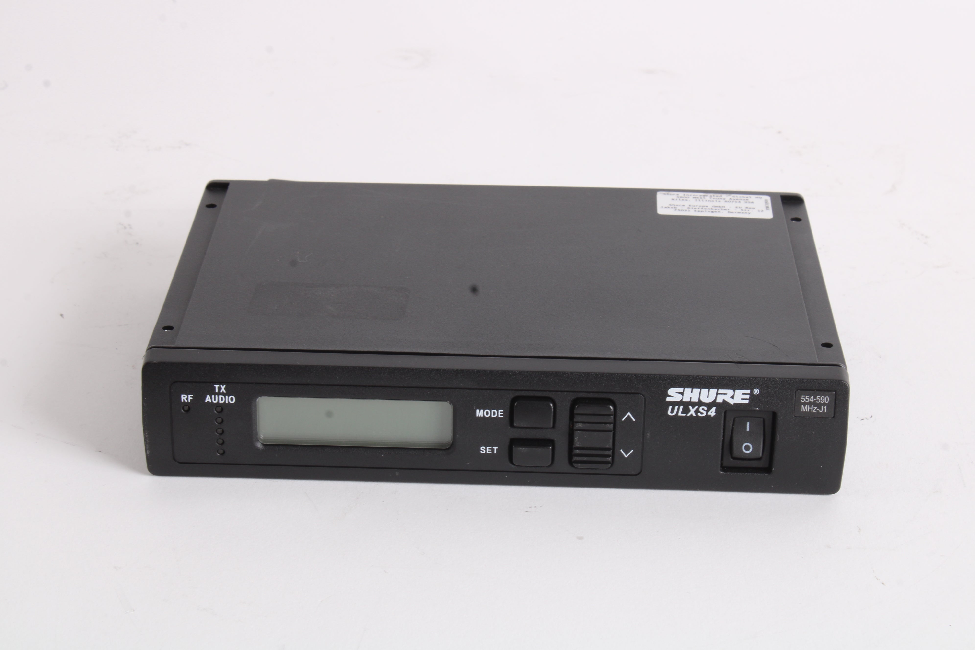 Shure ULXS4 Wireless Microphone Receiver J1 Freq 564-590 MHz – NTC Tech