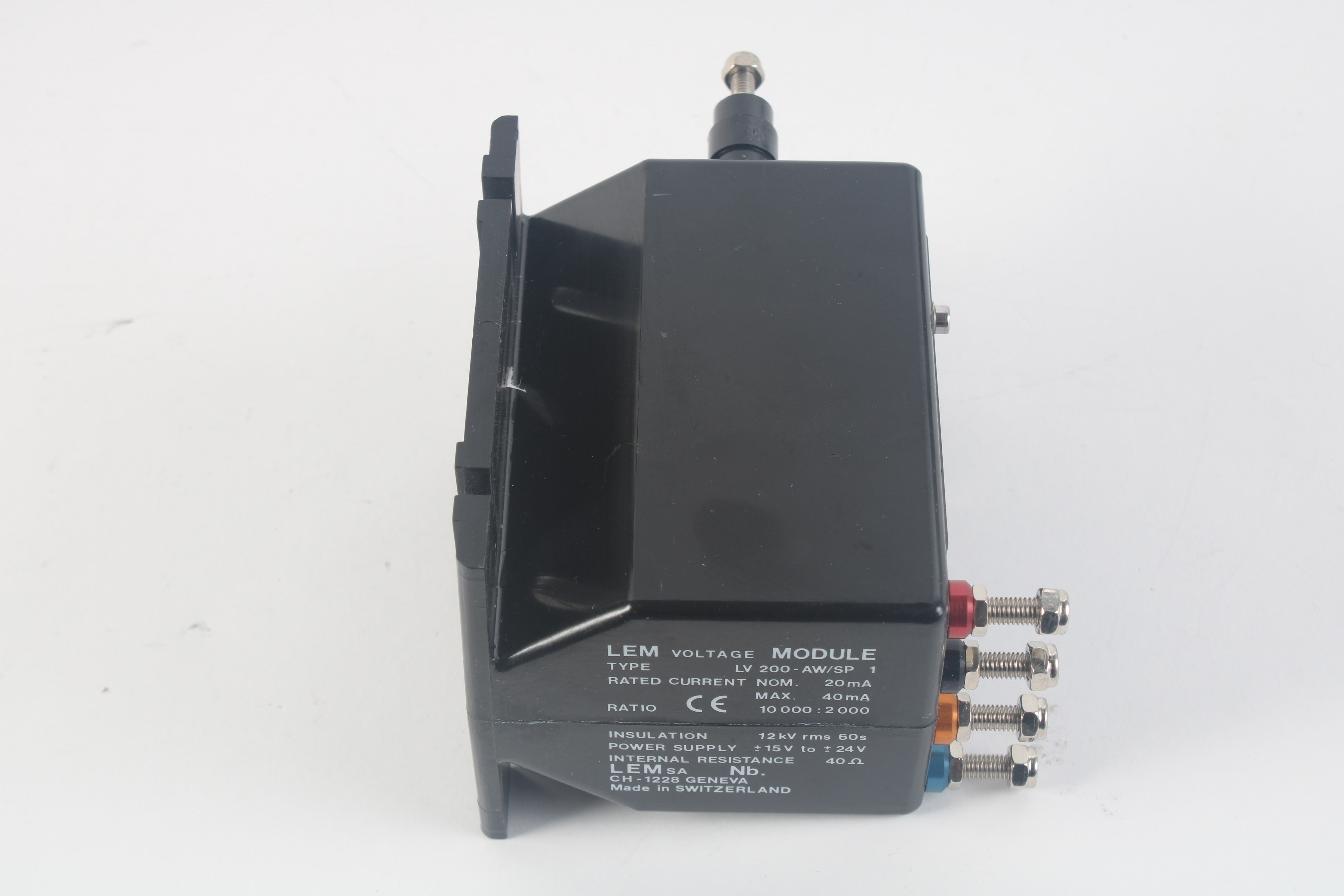 LEM LV200-AW/SP 1 NOM. 20mA, MAX. 40mA Voltage Module Transducer – NTC Tech