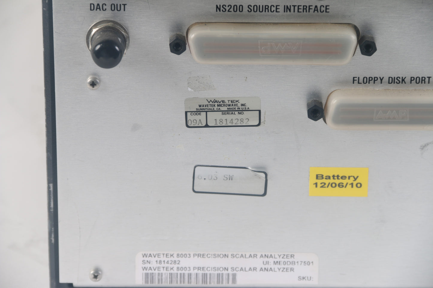 Wavetek 8003 Precision Scaler Analyzer AS IS – NTC Tech