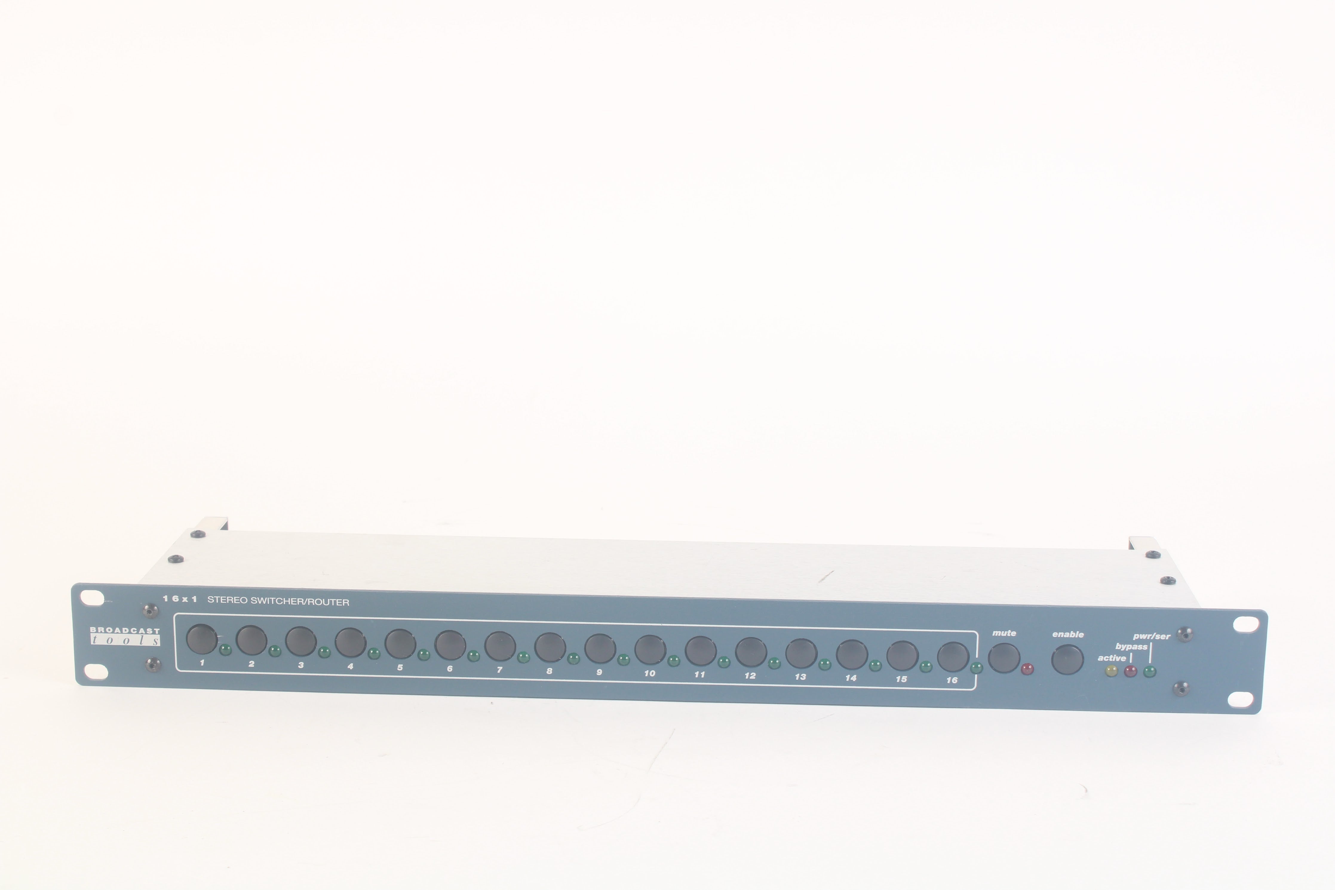 Broadcast Tools 16x1 Single Output Stereo Switcher/Router – NTC Tech
