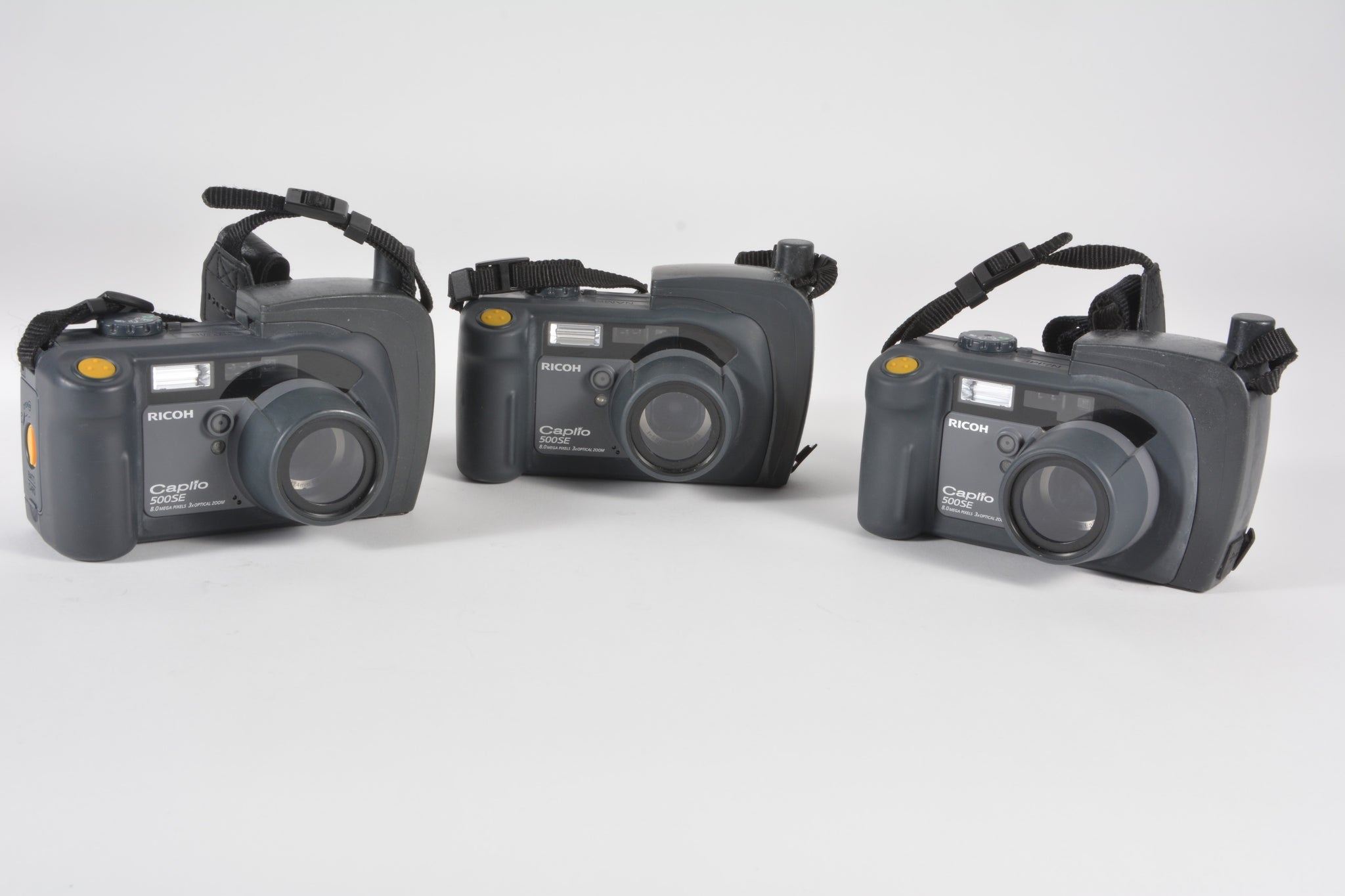 AS IS Lot of 3 Ricoh Capilo 500SE-W Digital Cameras – NTC Tech