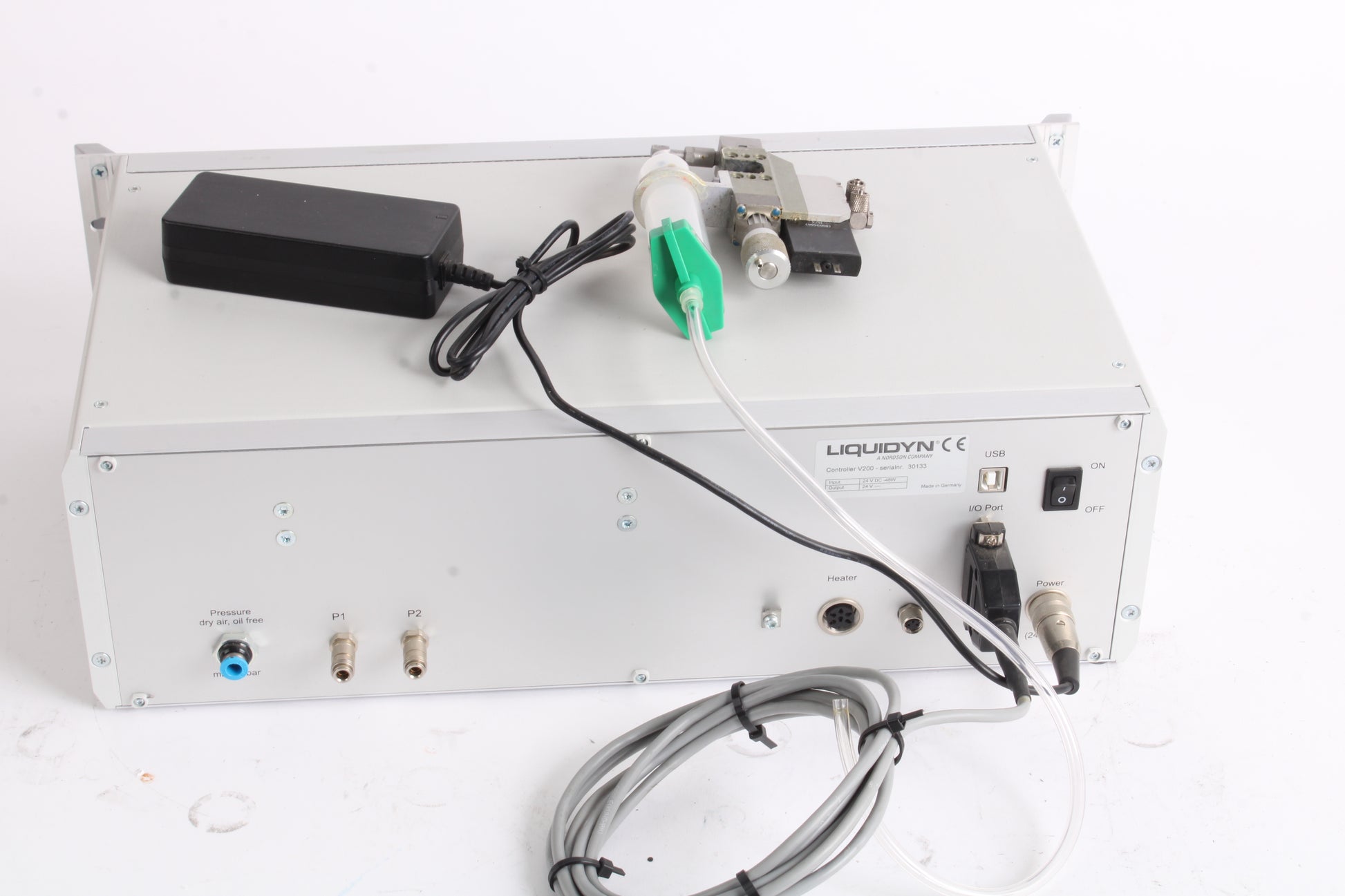 Nordson Liquidyn V200 Controller W/ P-Jet CT Liquid Dispenser With Ace – NTC Tech