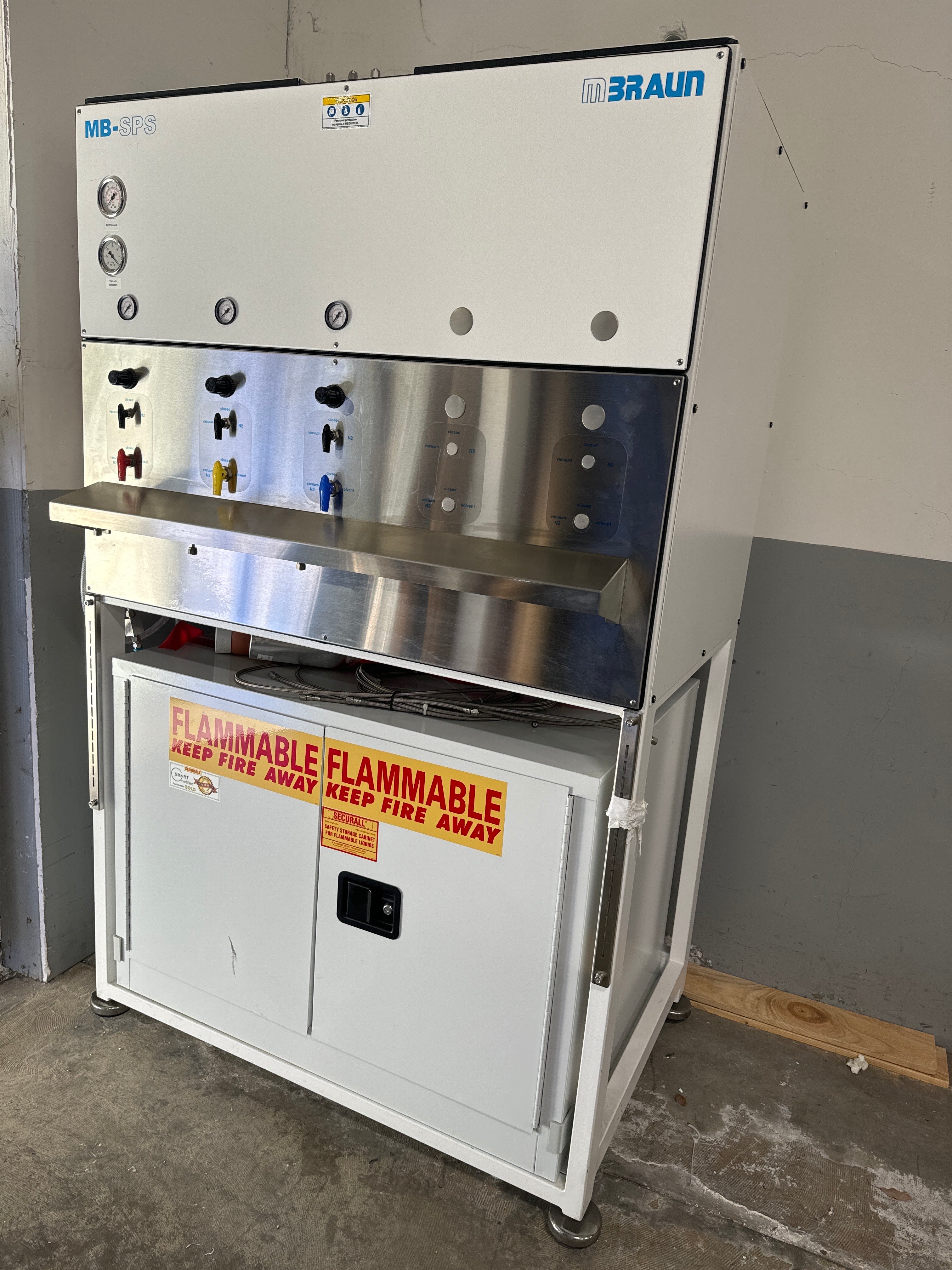 MBRAUN MB-SPS Solvent Purification System High-Purity Solvent Handling – NTC Tech