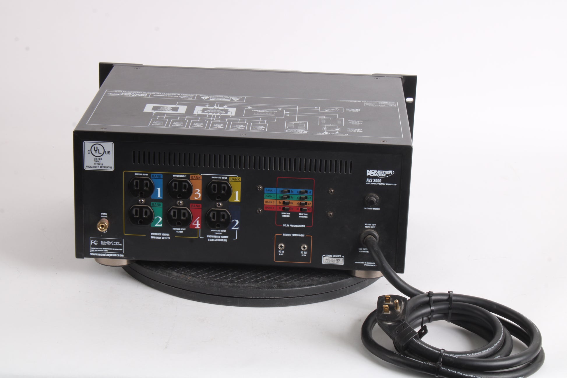 Monster Power AVS 2000 Automatic Voltage Stabilizer – NTC Tech