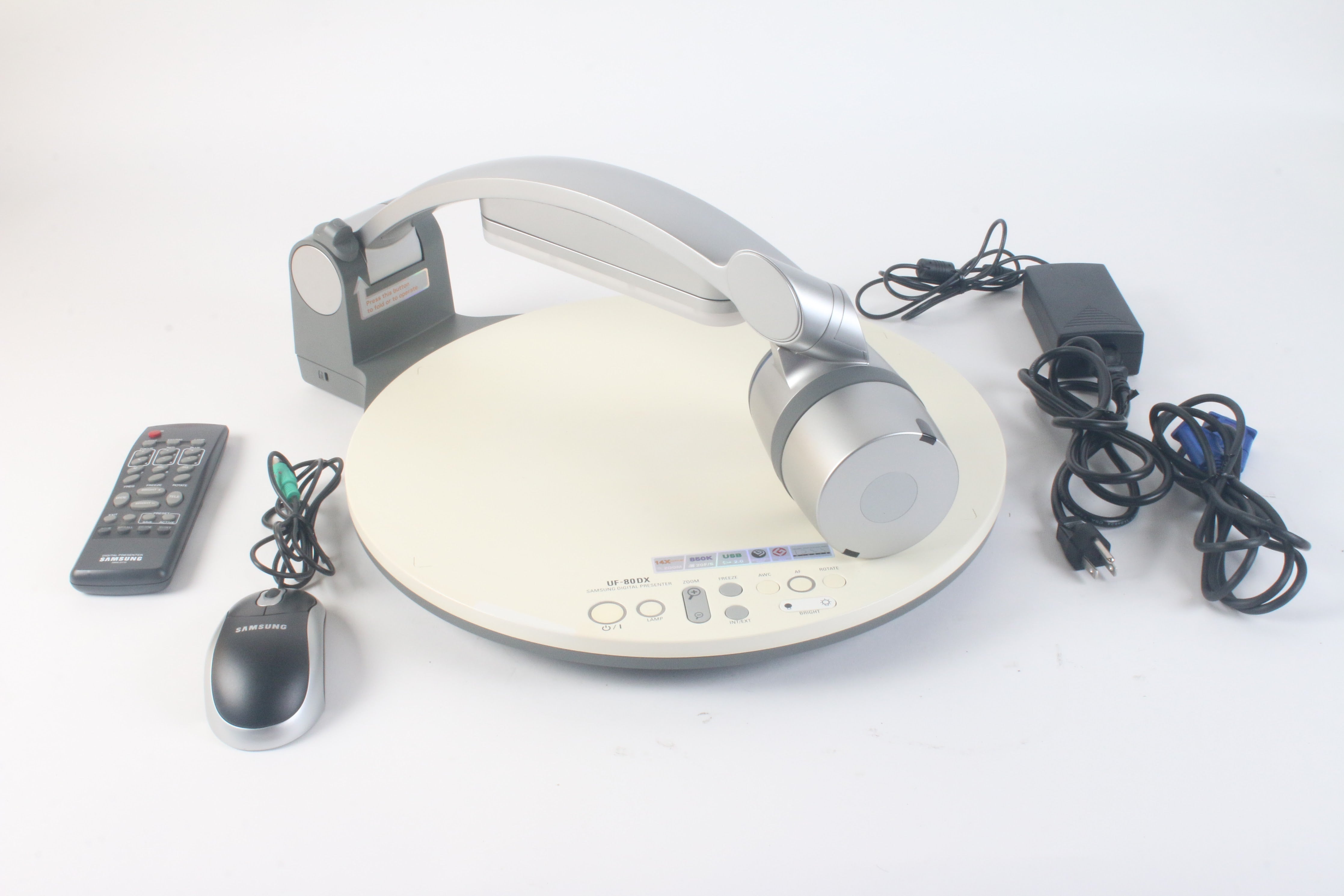 Samsung UF-80DX Digital Presenter W/ Power Supply , Remote , and Case ...