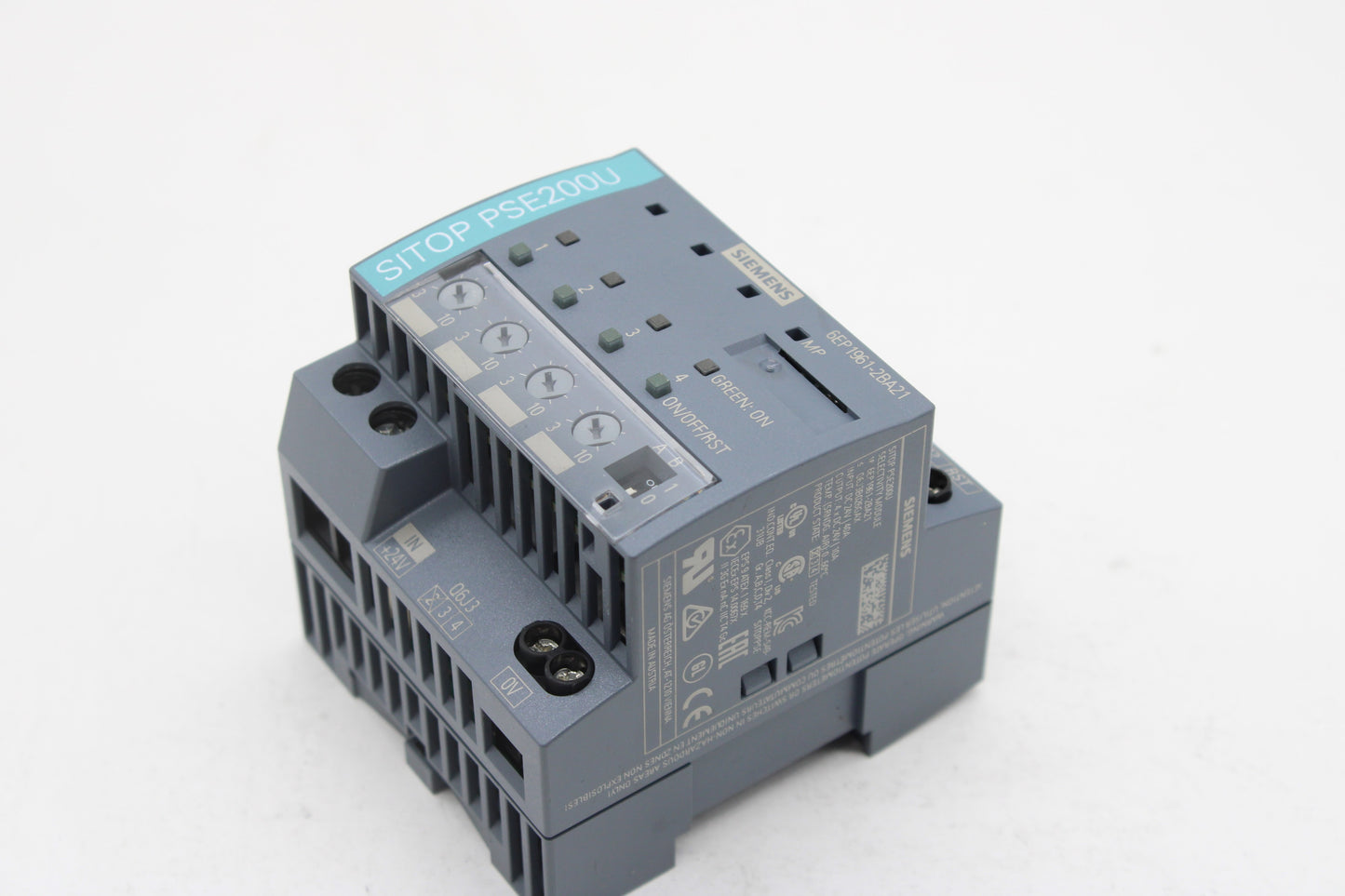 Siemens 6EP1961-2BA21 SITOP PSE200U Selectivity Module – NTC Tech