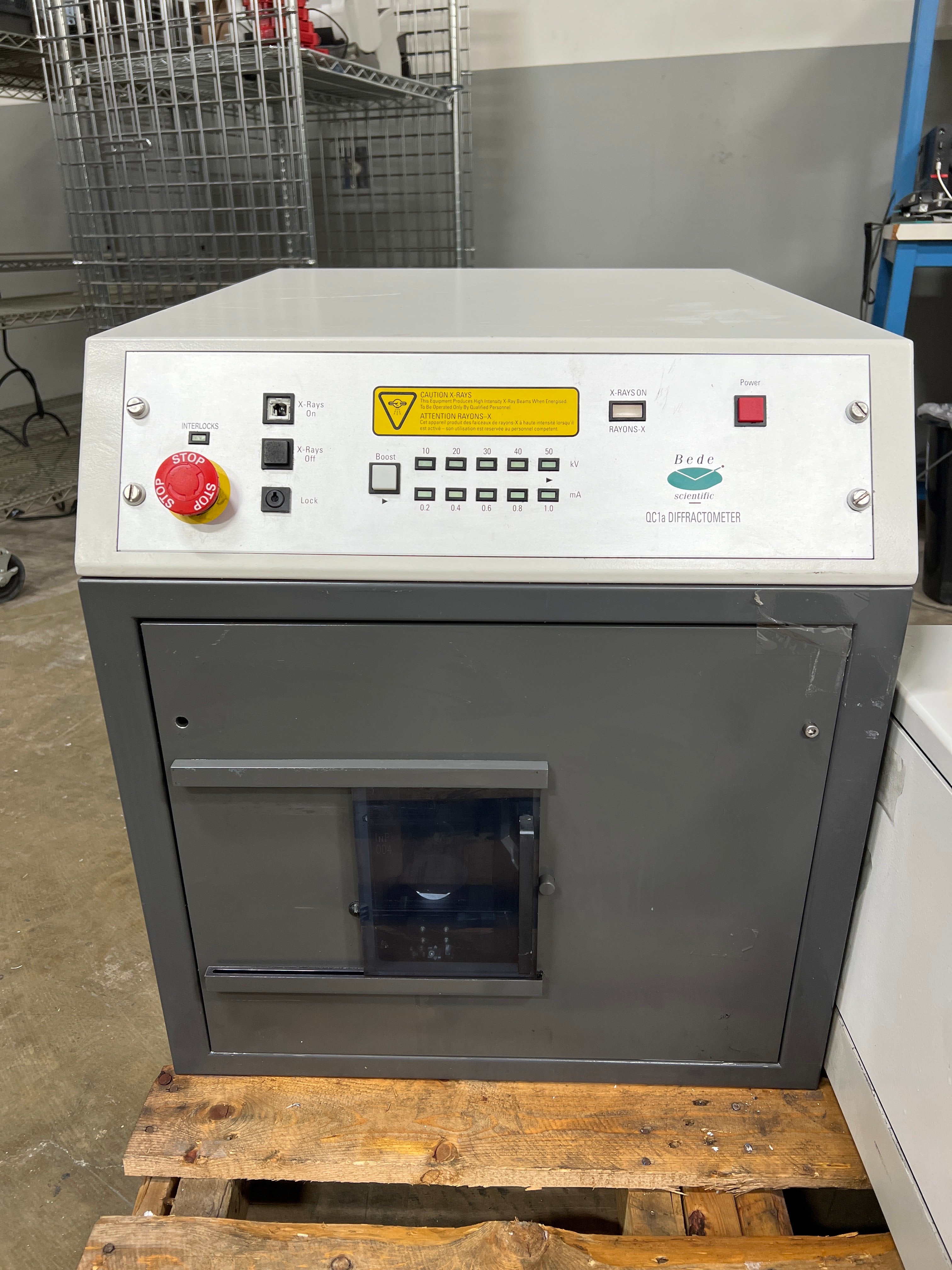 Bede Scientific QC-1A Type A X-Ray Diffractometer XRD System - AS IS ...