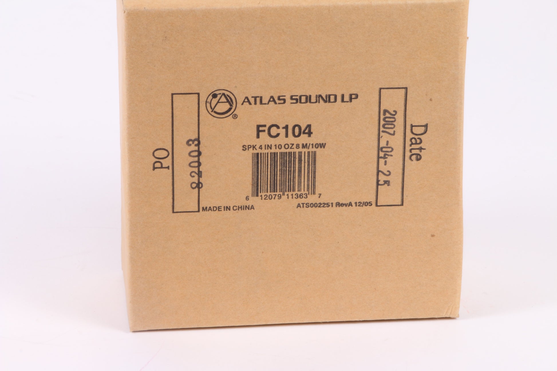 Lot of 4 NEW Atlas Sound LP FC104 Speakers – NTC Tech