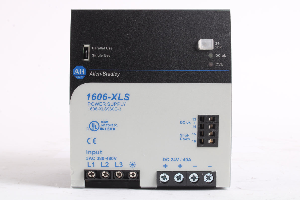 Allen Bradley 1606-XLS 1606-XLS960E-3 Power Supply Efficient Power Del ...