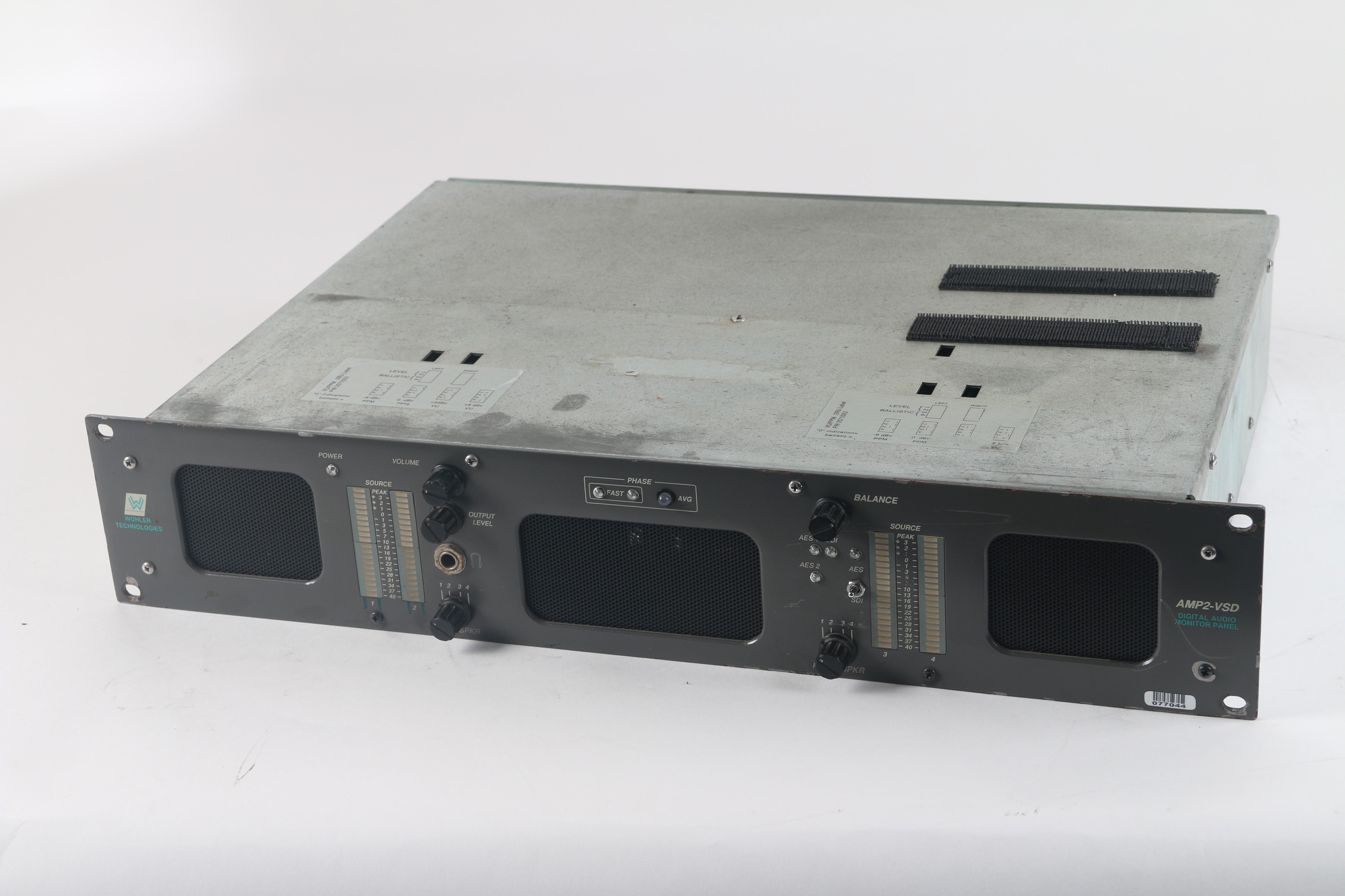 AS-IS Wohler Technologies AMP2-VSD Digital Audio Monitor Panel – NTC Tech