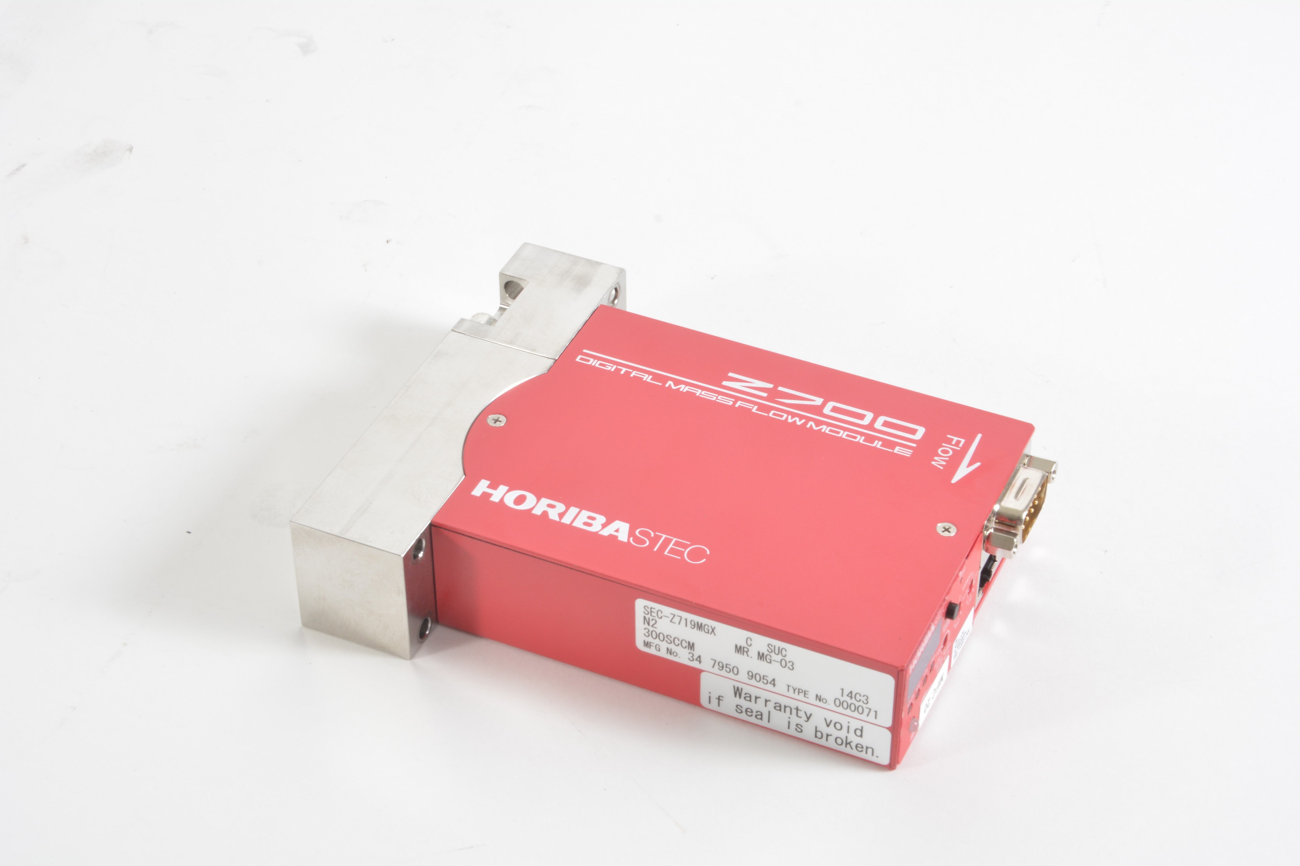 Horiba STEC SEC-Z719MGX Mass Flow Controller N2 300SCCM – NTC Tech