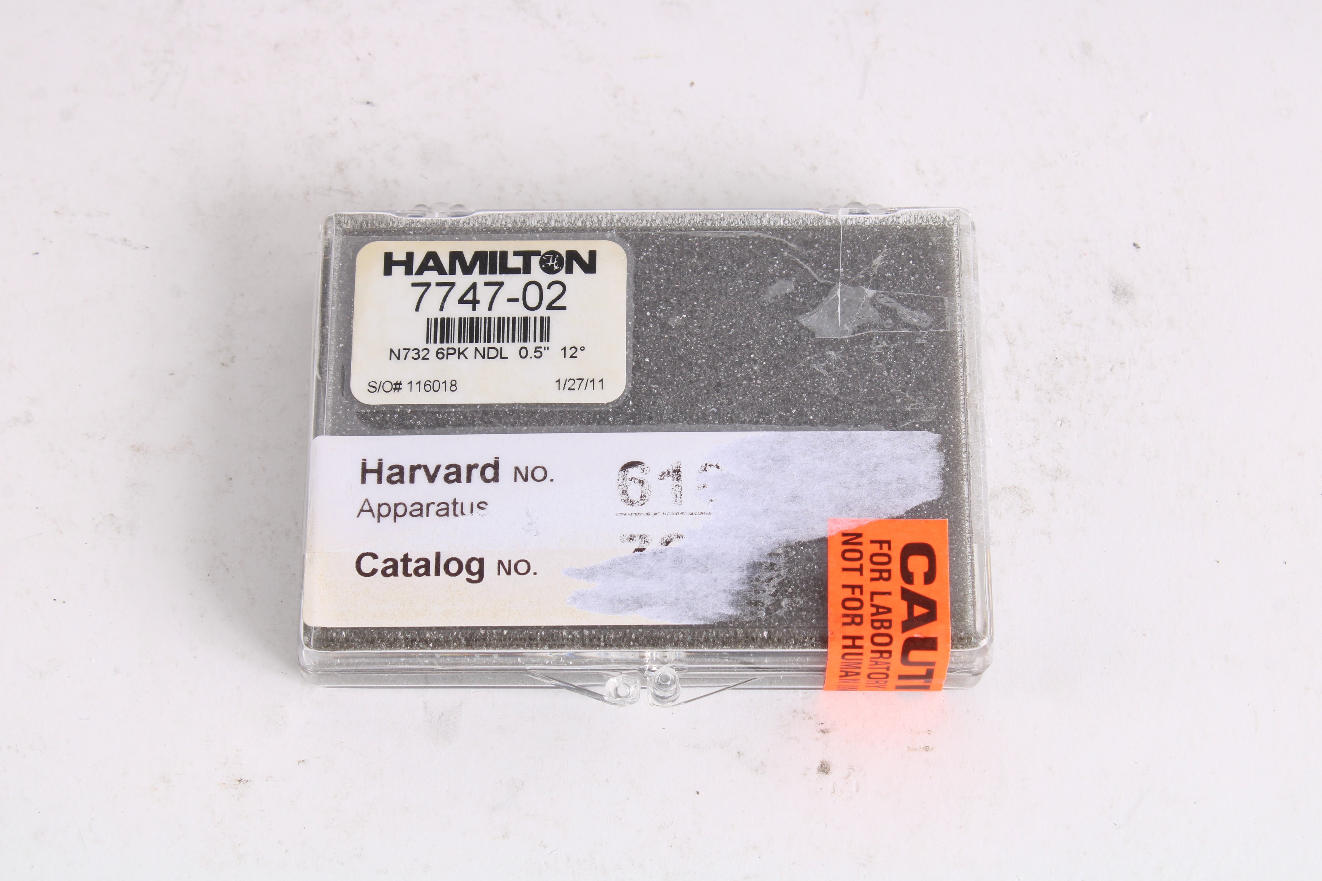 Hamilton N732 6-Pack Needles 0.5"-12" 7747-02 - NEW – NTC Tech