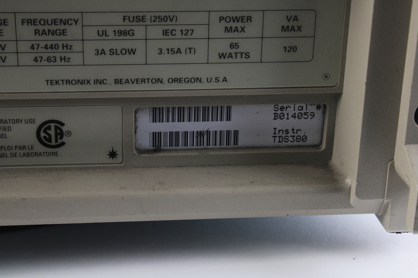 Tektronix TDS380 400 MHz, 2 GS/s Digital Real-Time Oscilloscope - AS I – NTC Tech