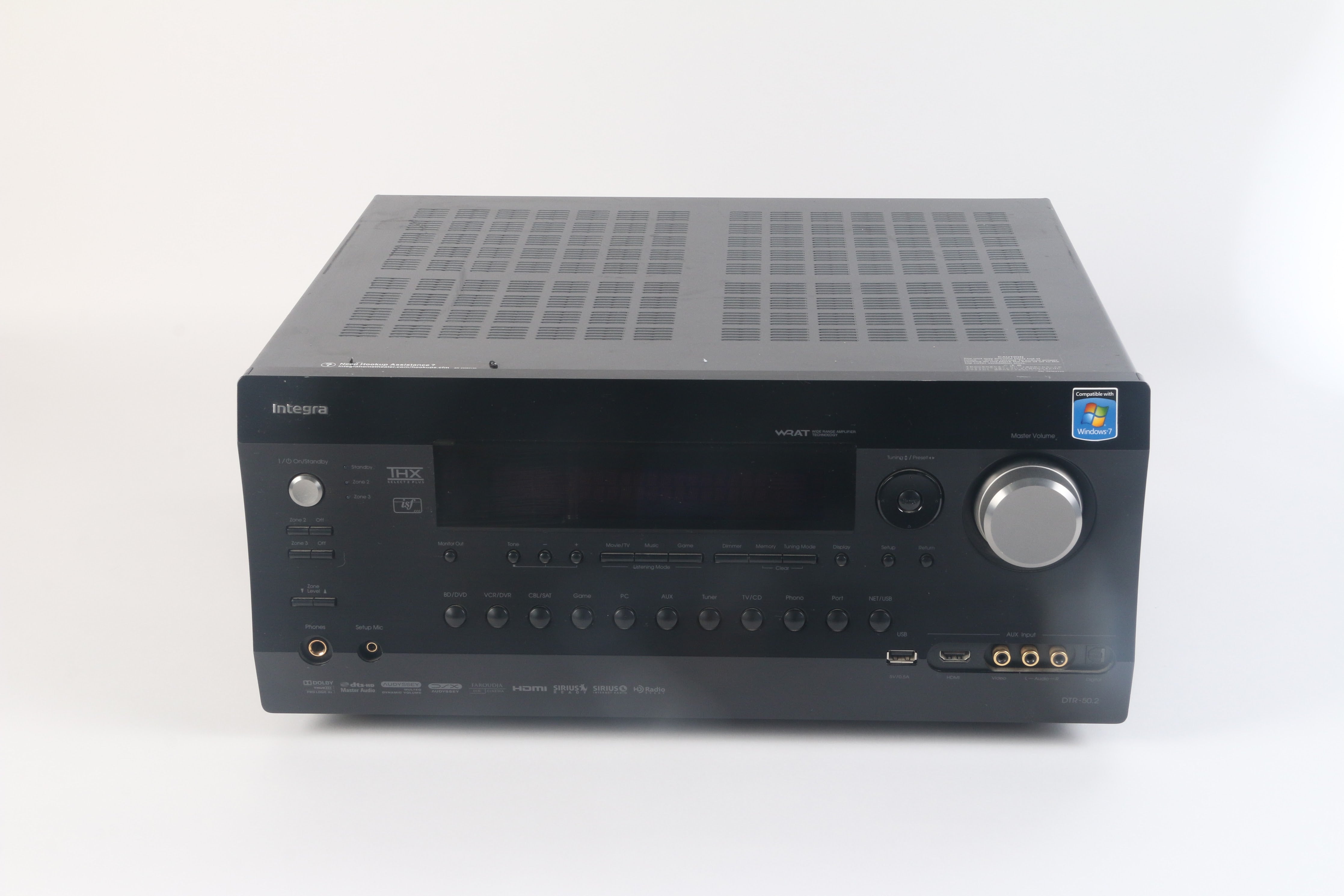 Integra DTR-50.2 THX Select 2 Plus AV Receiver 7.2 channel 135-watt ...
